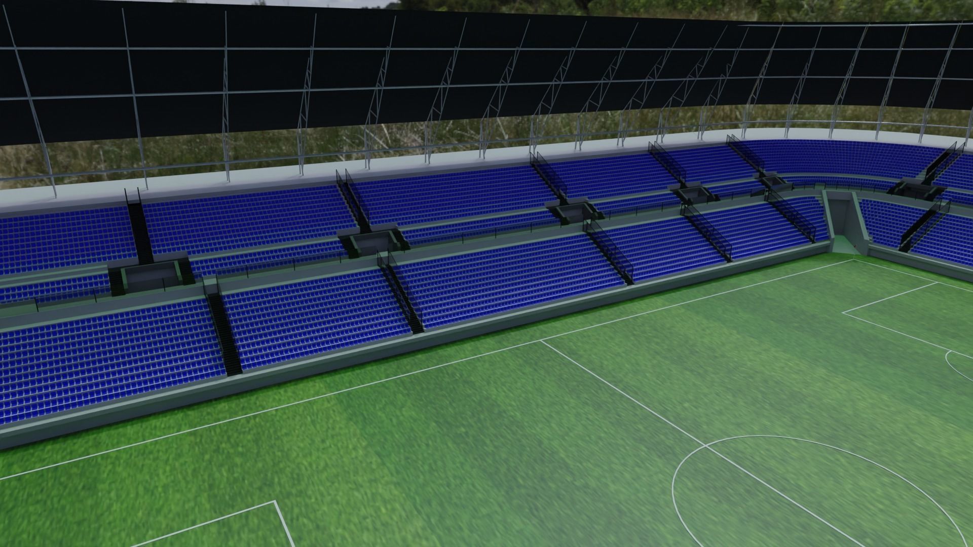 Football Stadium 3D model | CGTrader