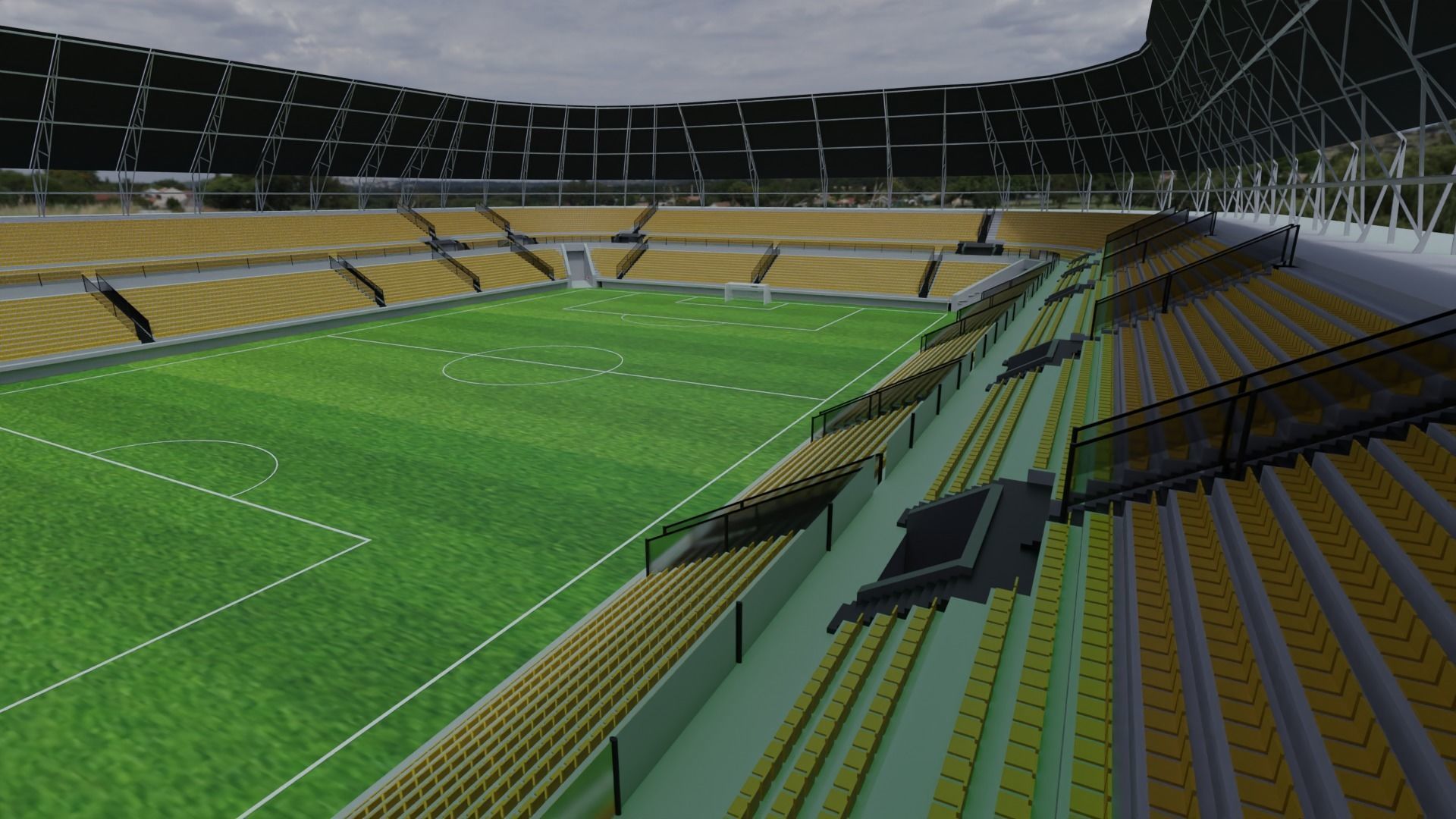 3D model Football Stadium VR / AR / low-poly | CGTrader