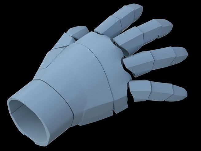 Iron Man Gauntlet 3D model 3D printable | CGTrader