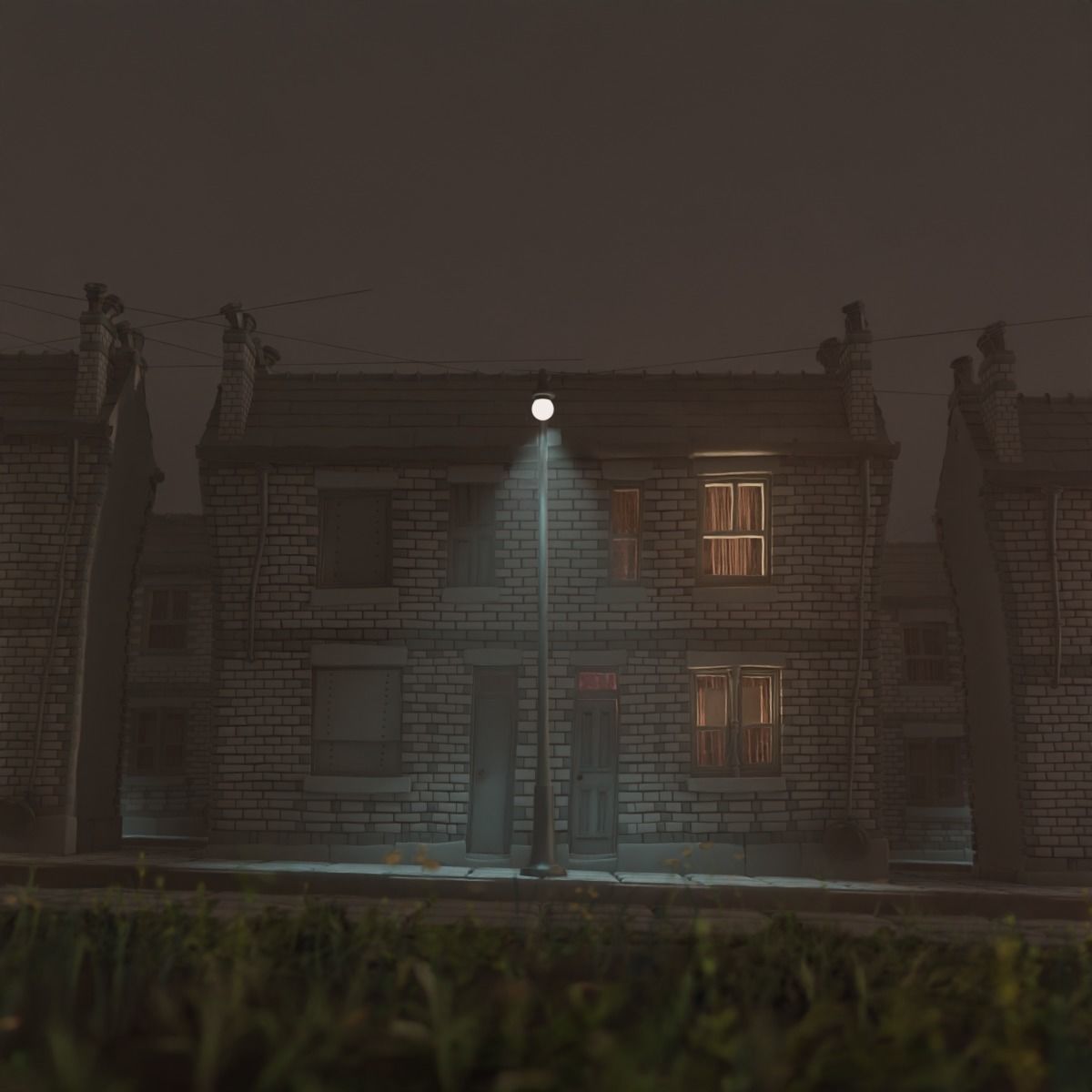 Yorkshire Tenement Cartoon Style 3D model | CGTrader