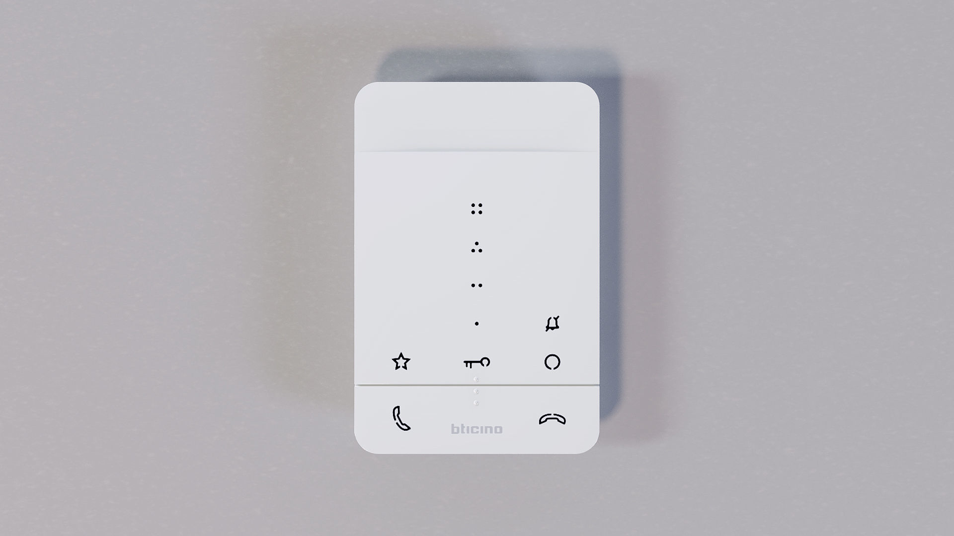 Bticino Classe 100 Video Intercom 3D model | CGTrader