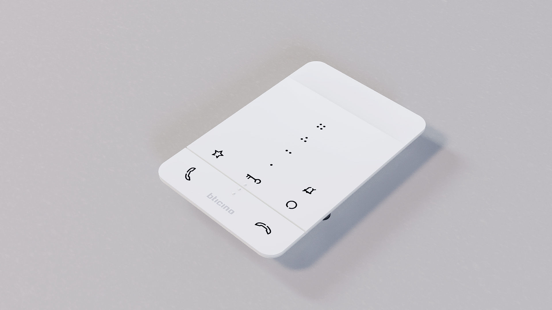 Bticino Classe 100 Video Intercom 3D model | CGTrader
