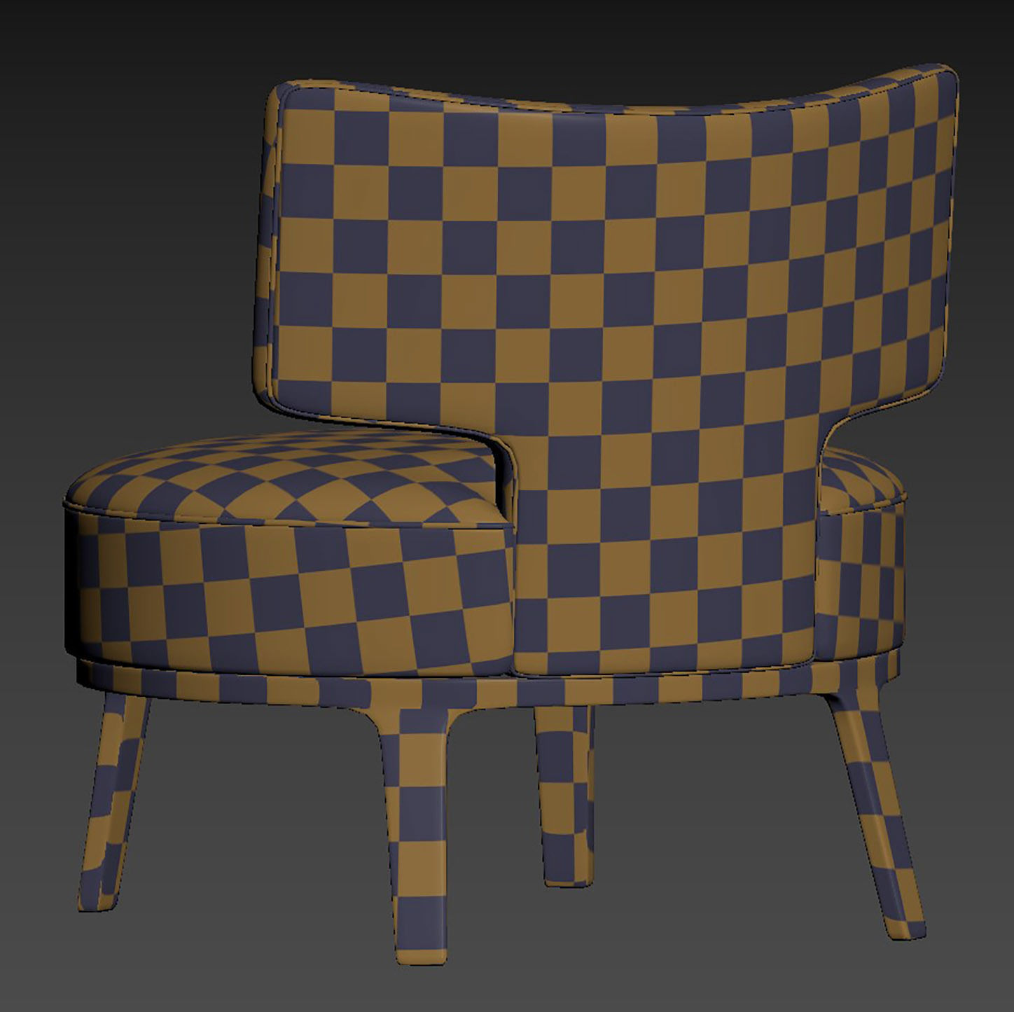 DROP Easy chair By Flexform 3D model | CGTrader