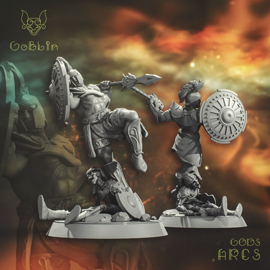 Ares - Gods 3D model 3D printable | CGTrader