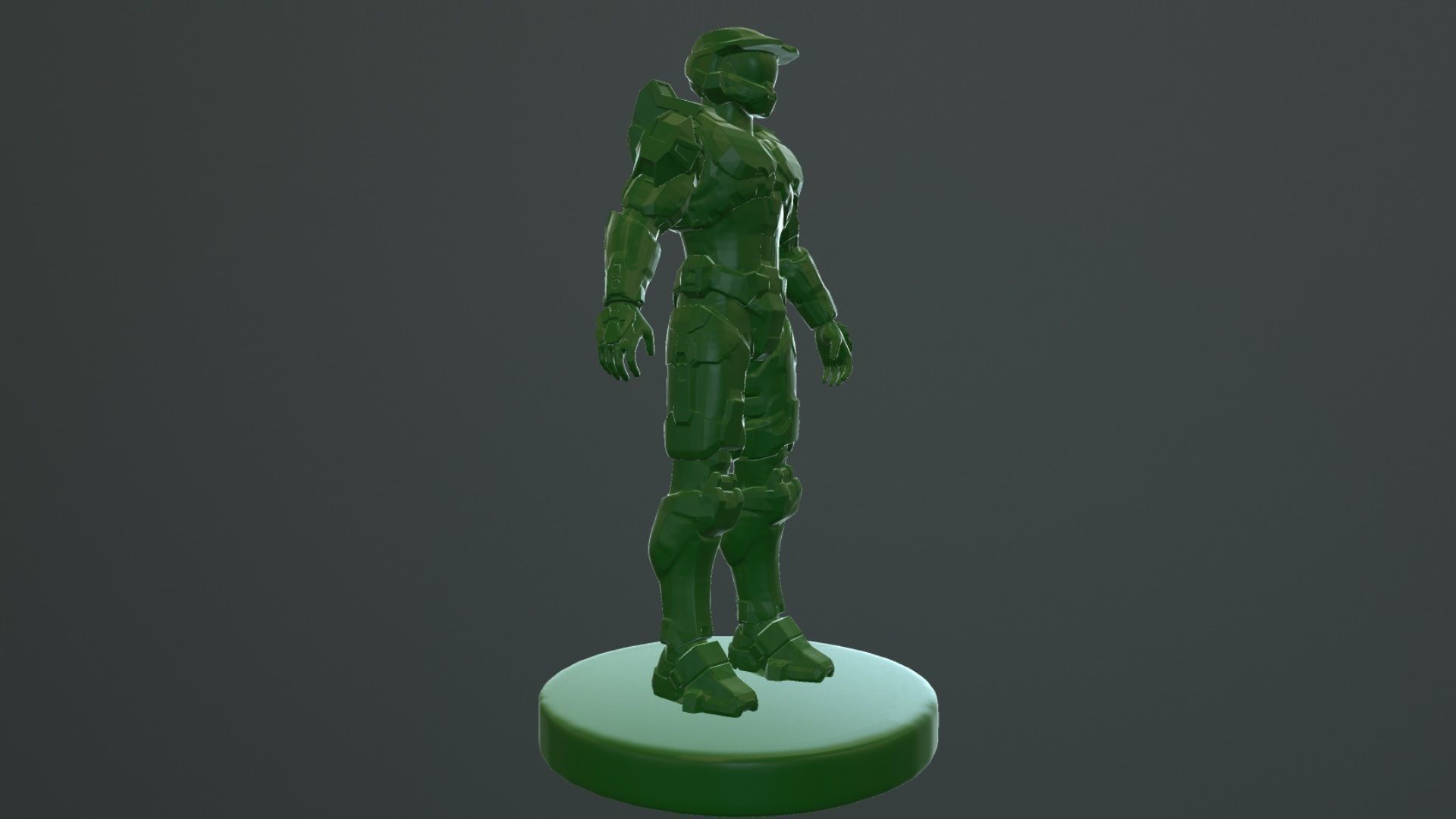 HALO MASTER CHIEF SCULPTURE 3D model | CGTrader