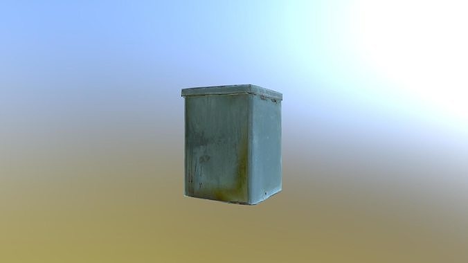 3D model plastic box VR / AR / low-poly | CGTrader