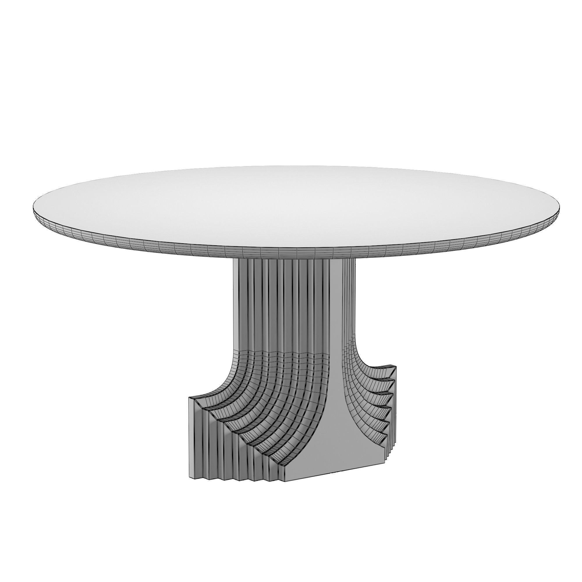 STRADA ROUND DINING TABLE 3D model | CGTrader
