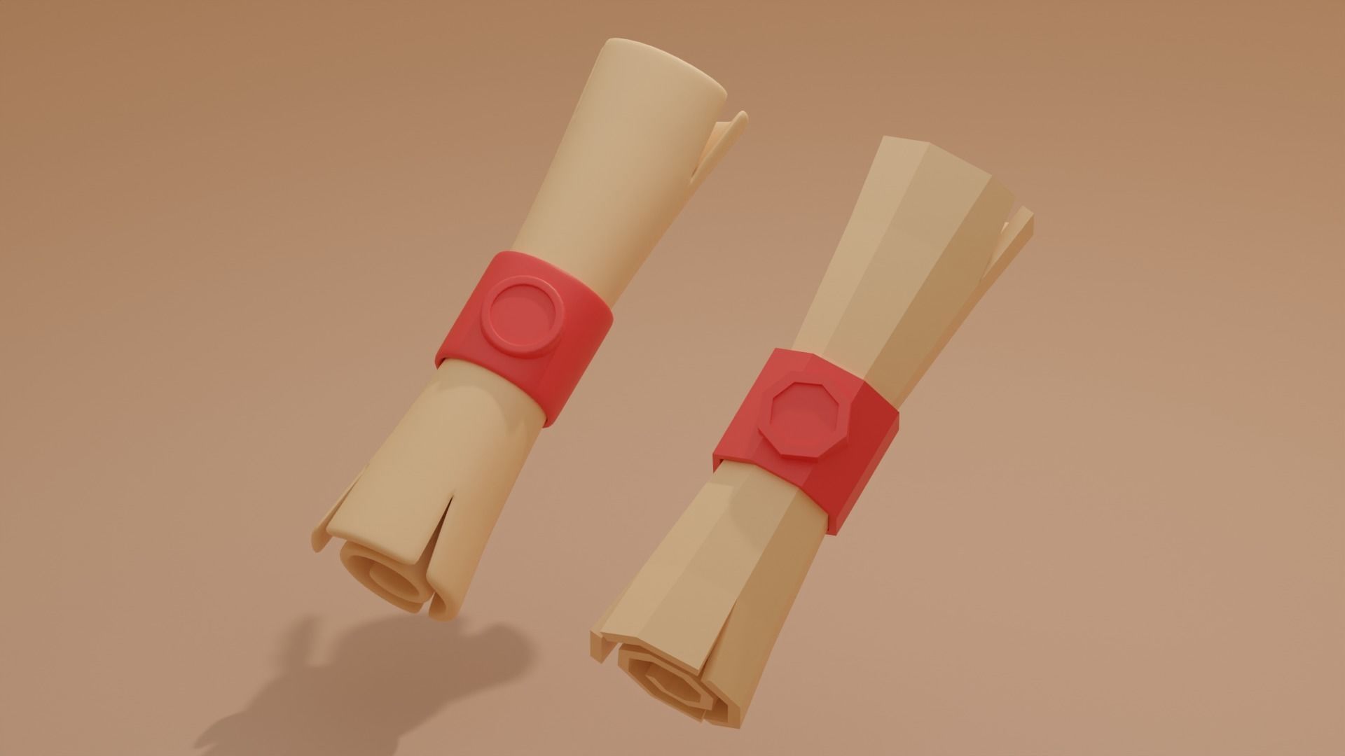 Game Asset Scroll 3D model | CGTrader