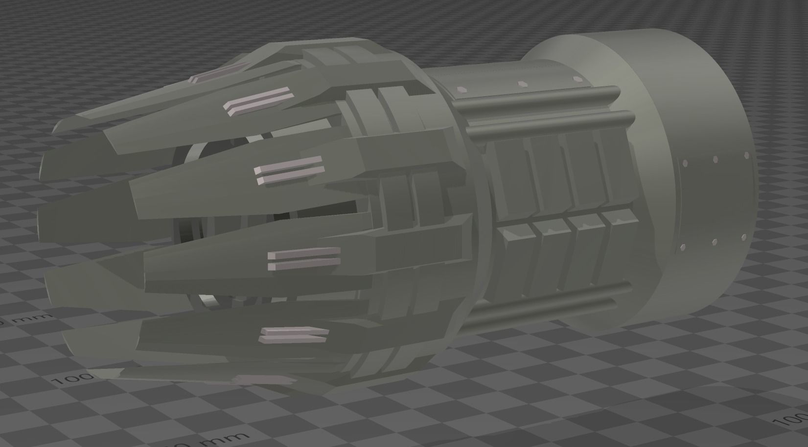 Spacecraft Thruster 3D model | CGTrader