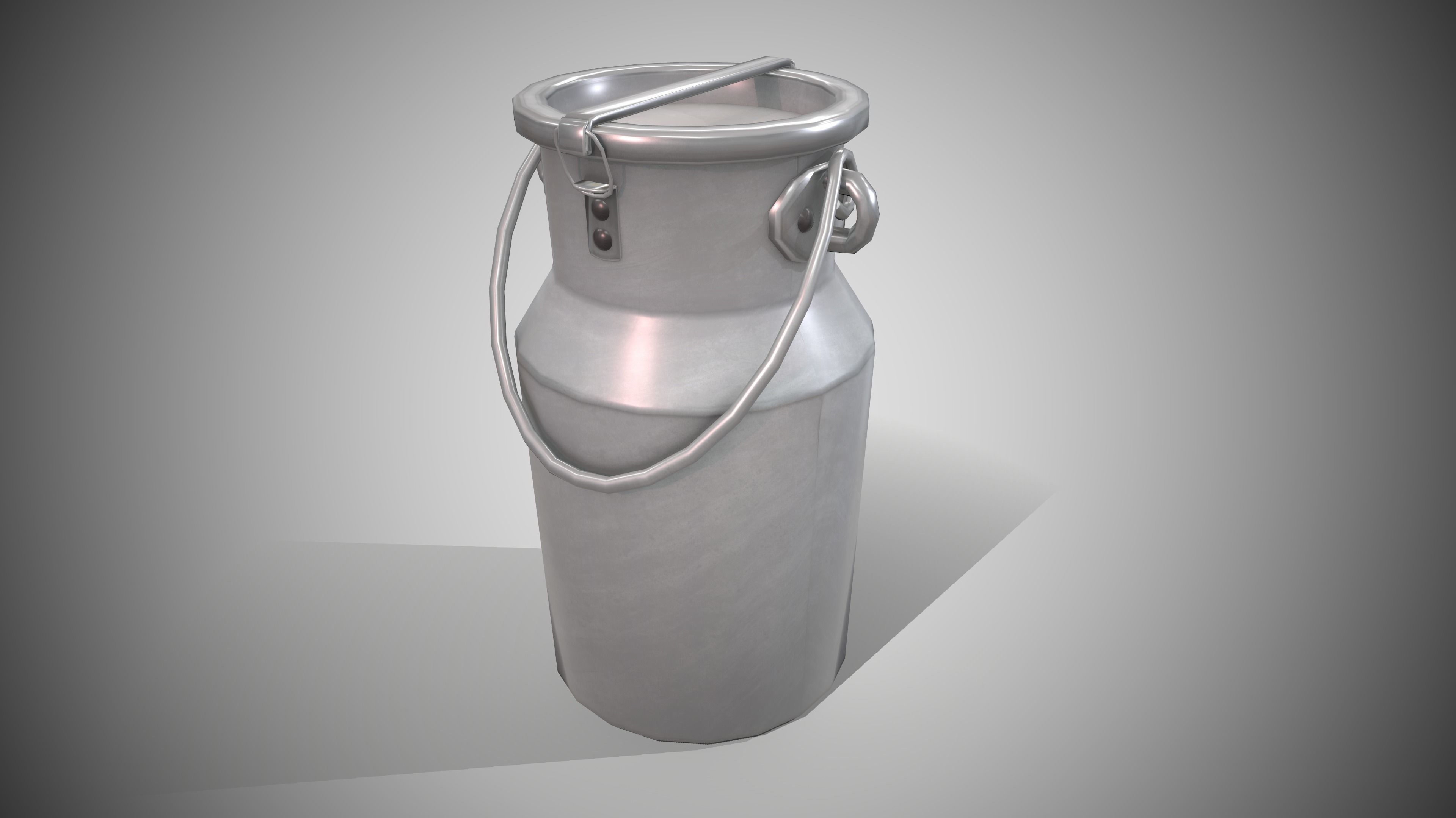 3D model MILK CAN CARTOON STYLIZED REALISTIC VR / AR / low-poly | CGTrader