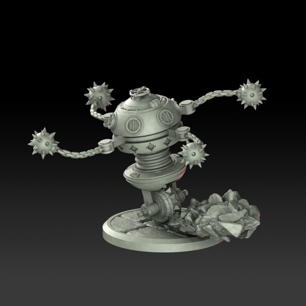Dwarven automaton machine 3D model 3D printable | CGTrader
