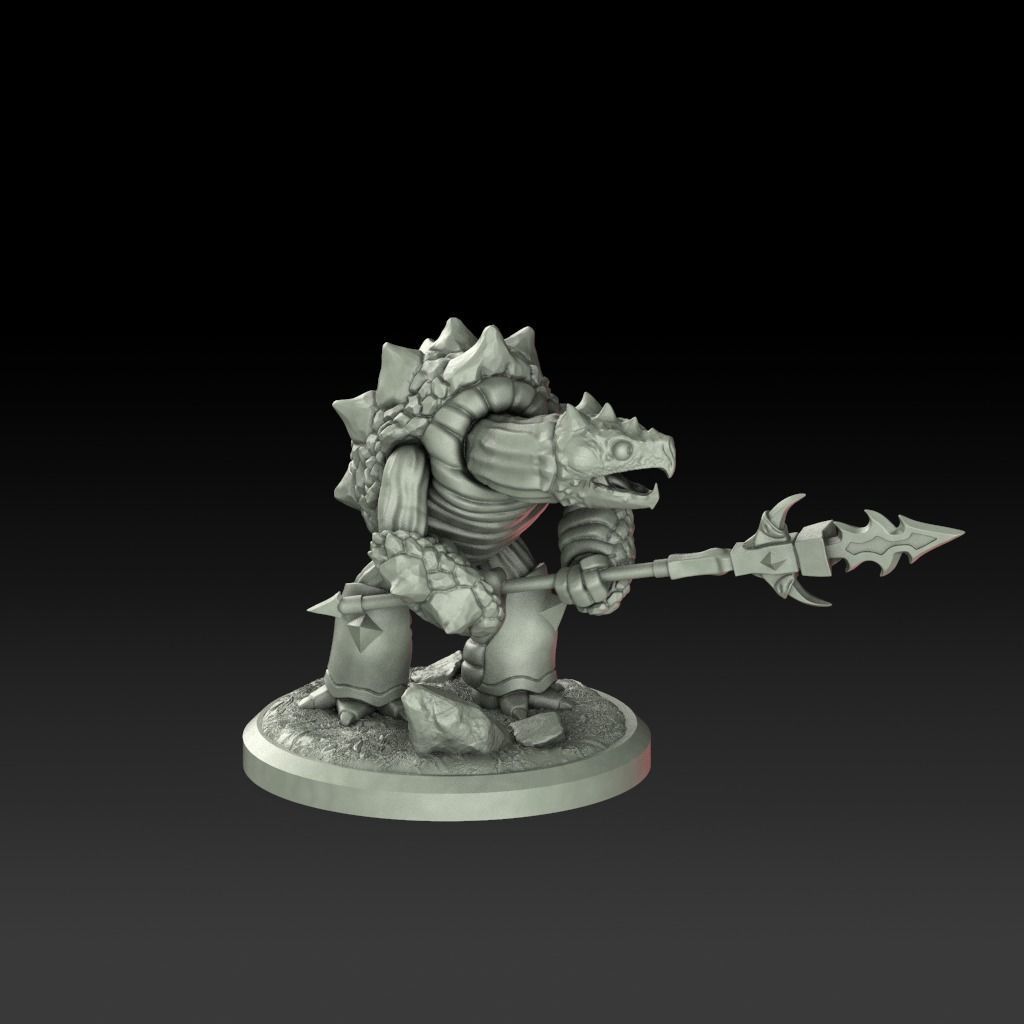 Monster Swamp Snapping Turtle 3D model 3D printable | CGTrader