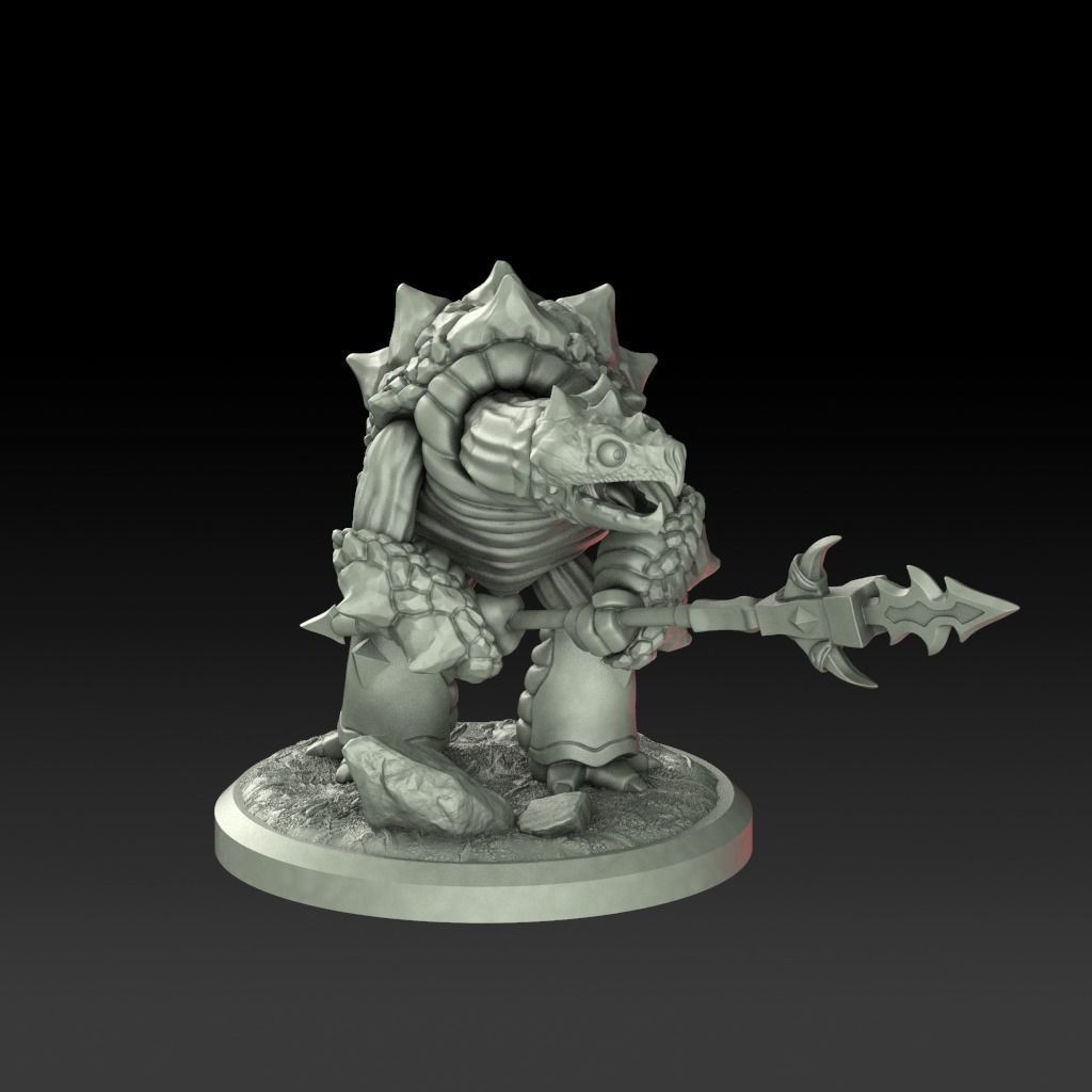 Monster Swamp Snapping Turtle 3D model 3D printable | CGTrader