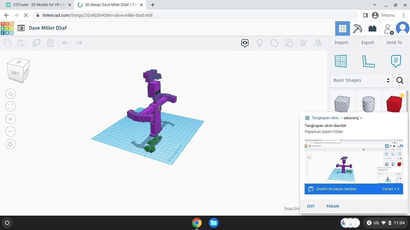 Dave Miller DSaF 3D model | CGTrader