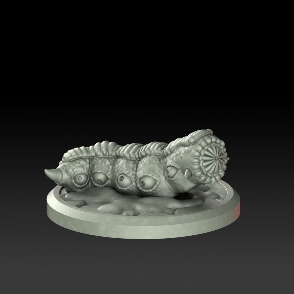 Monster Bugs Dungeon Larvae 3D model 3D printable | CGTrader