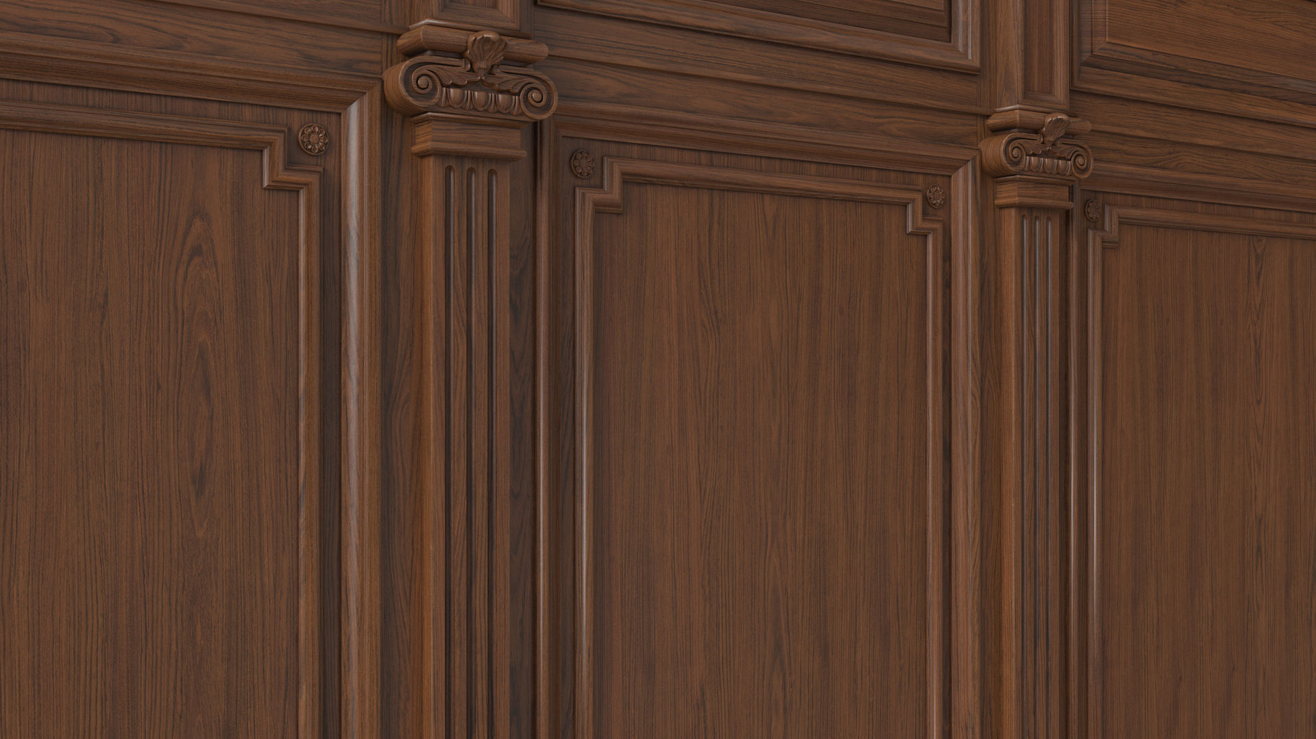 Wooden panel 03 01 3D model | CGTrader