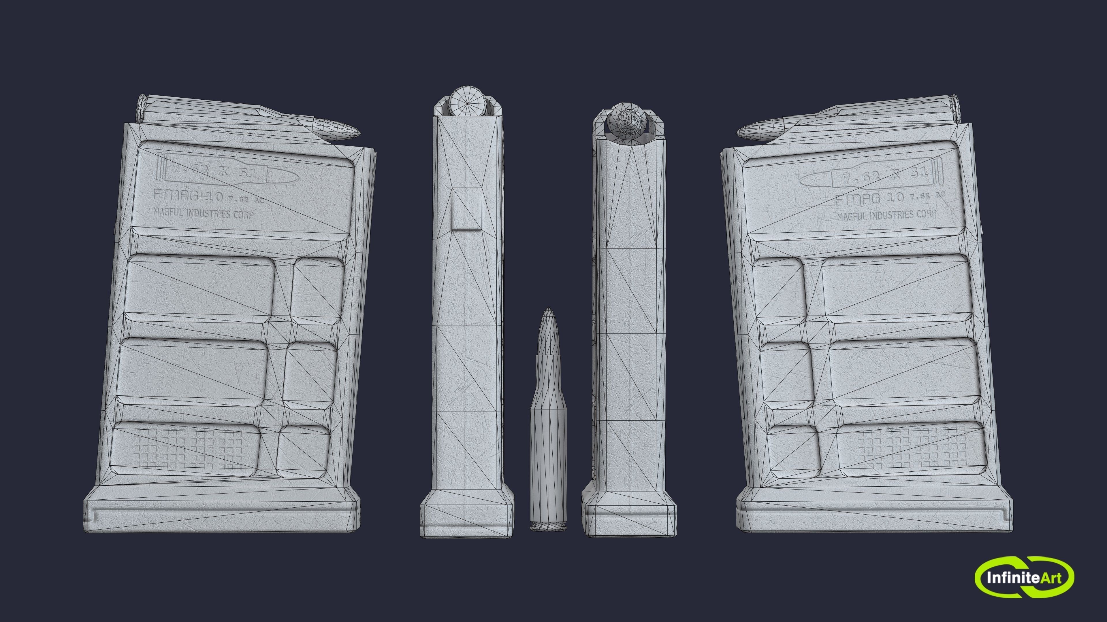 3D model Gun Magazines VR / AR / low-poly | CGTrader
