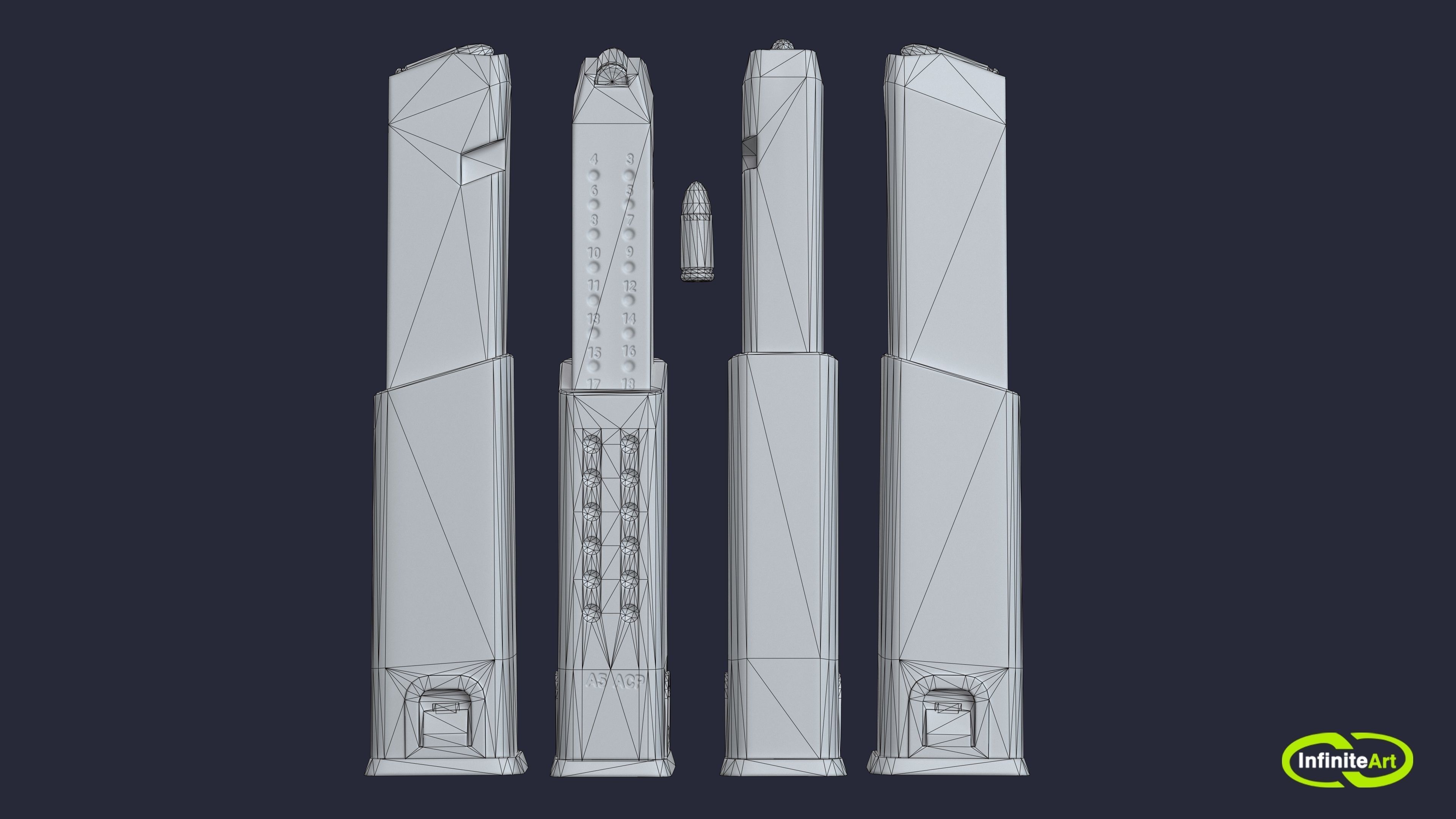 3D model Gun Magazines VR / AR / low-poly | CGTrader