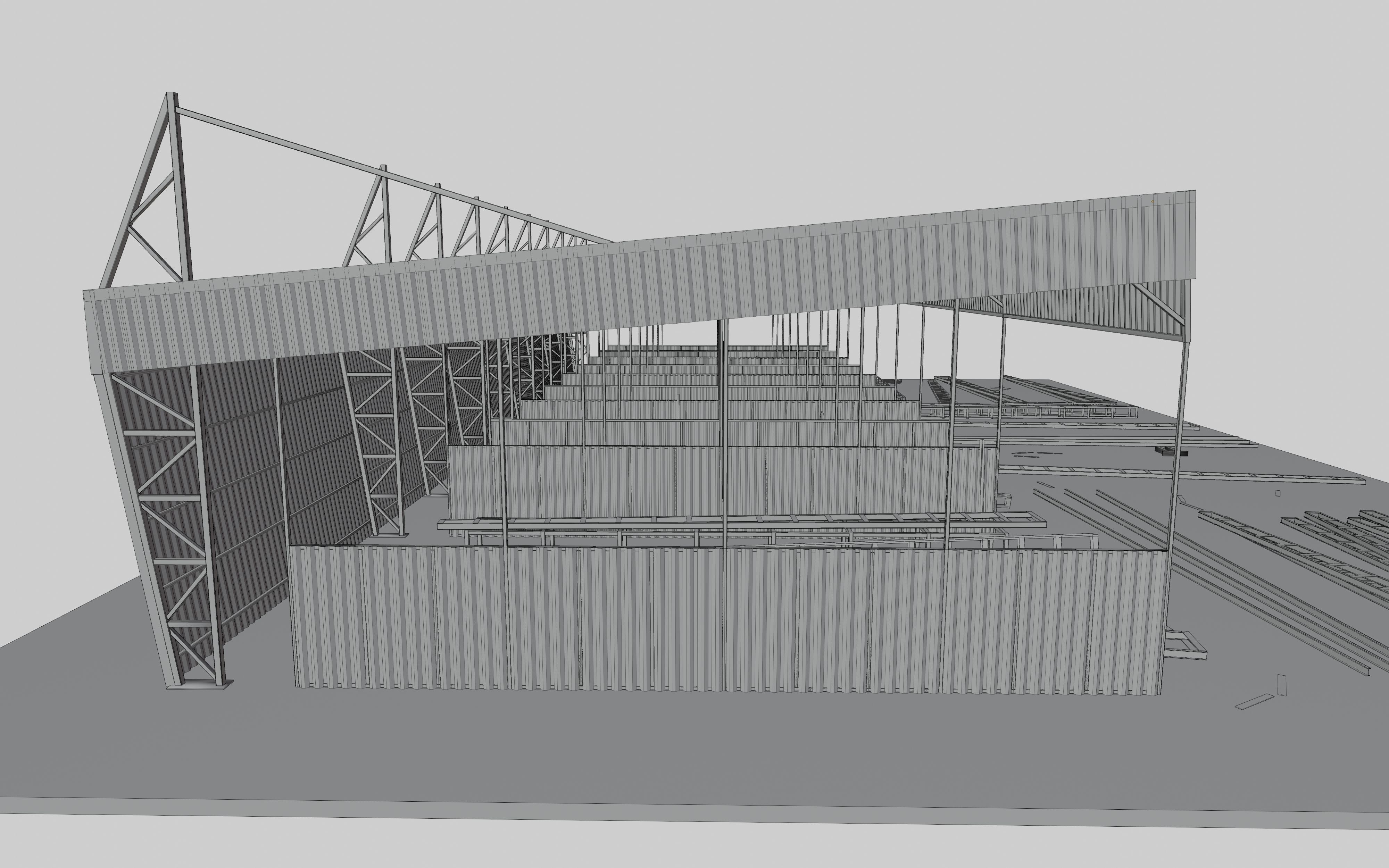 Mini Warehouse And Factory Building free 3D model | CGTrader