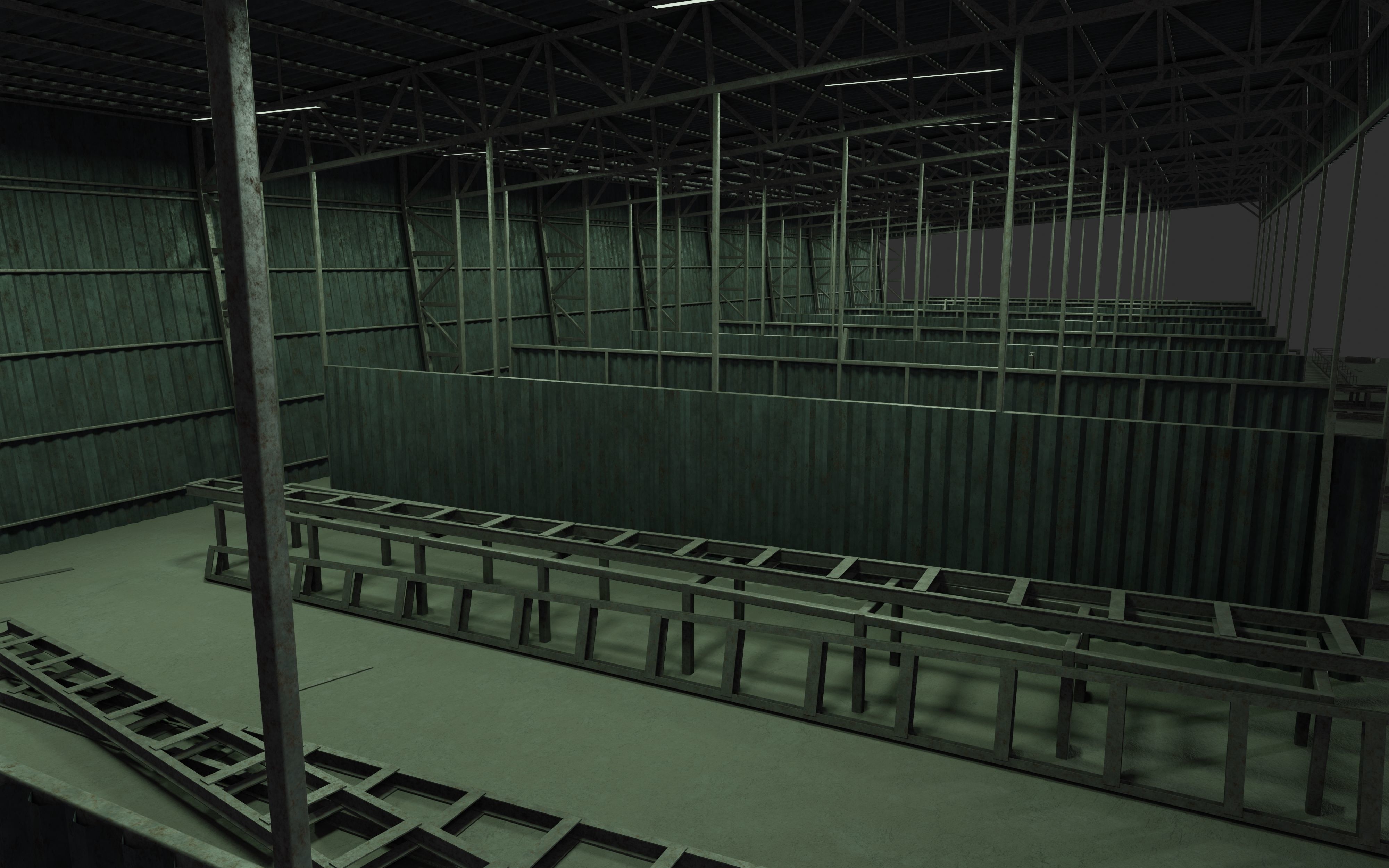 Mini Warehouse And Factory Building free 3D model | CGTrader
