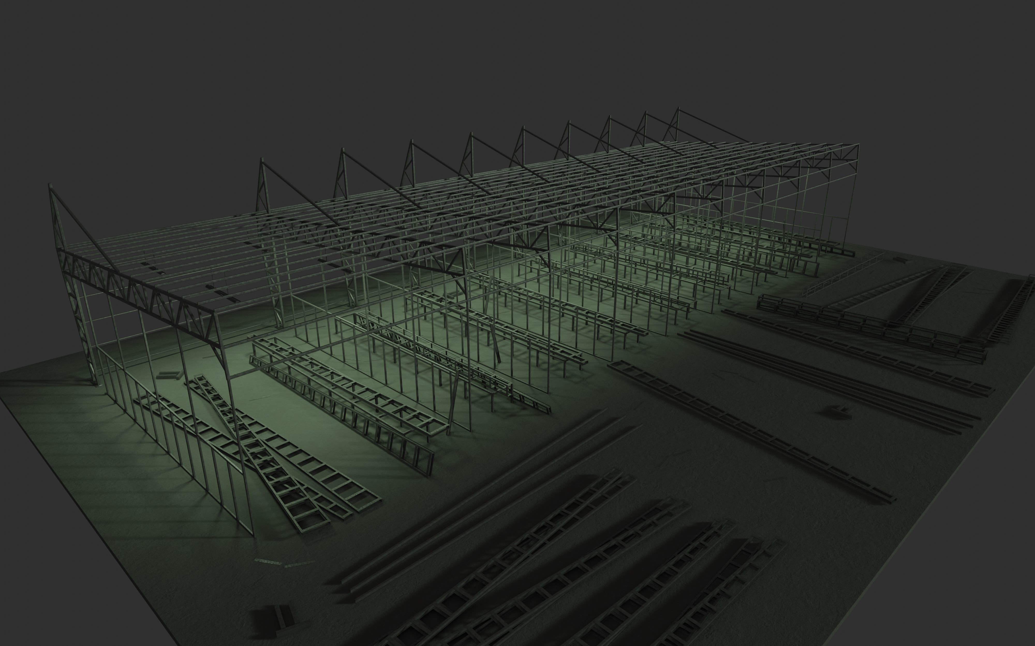 Mini Warehouse And Factory Building free 3D model | CGTrader