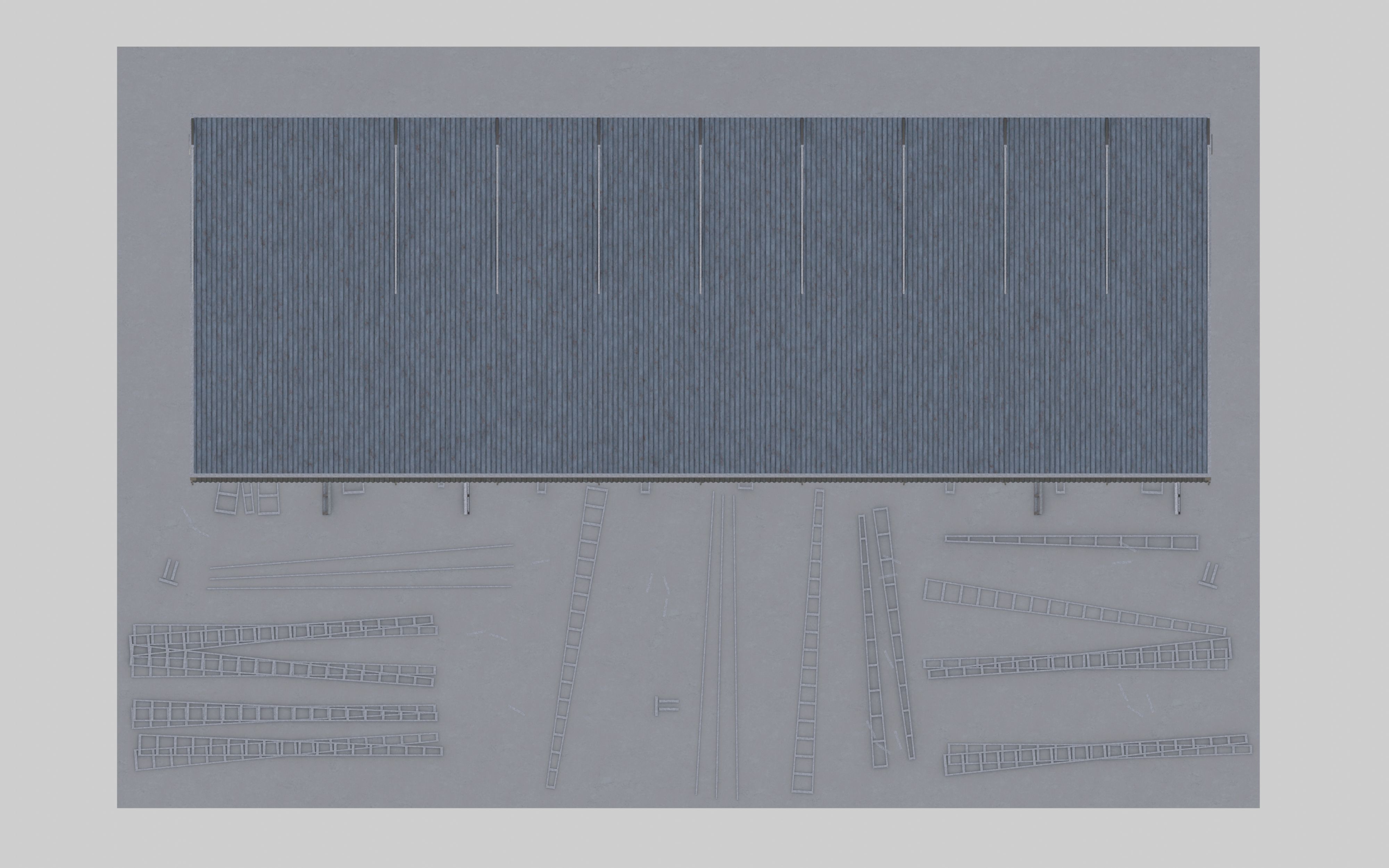 Mini Warehouse And Factory Building free 3D model | CGTrader