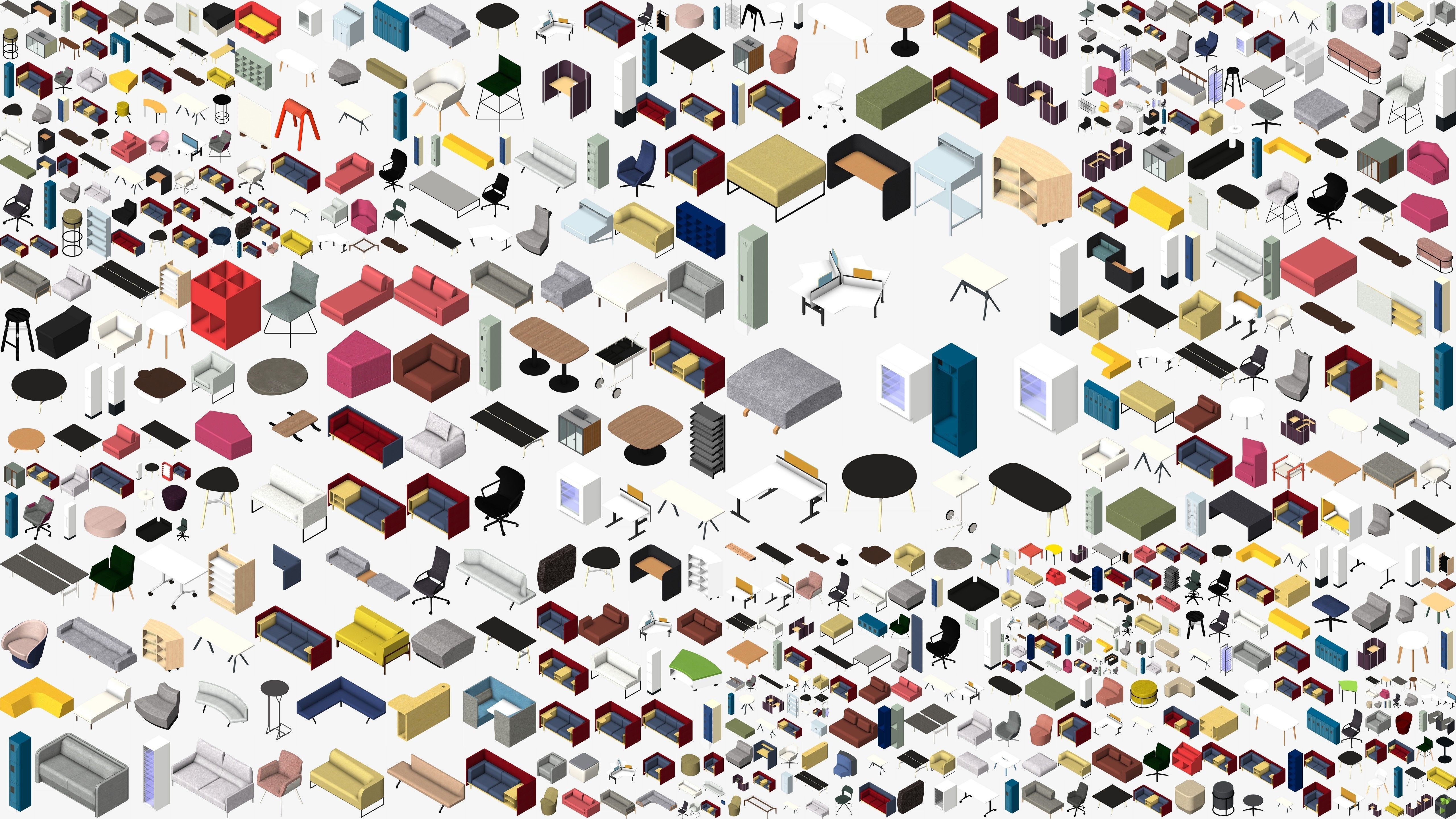 Supa Furniture Collection VR / AR / low-poly | CGTrader