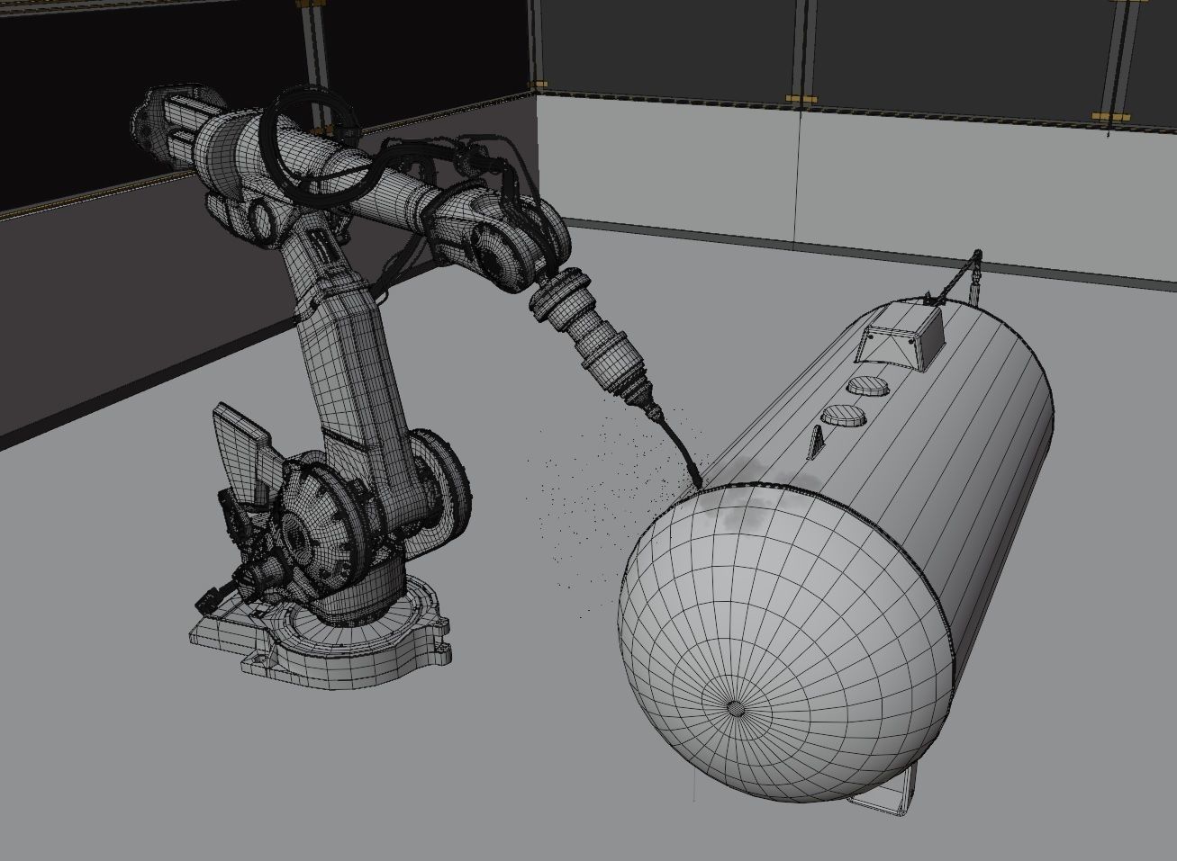 3D model Industrial Robot Welding VR / AR / low-poly | CGTrader