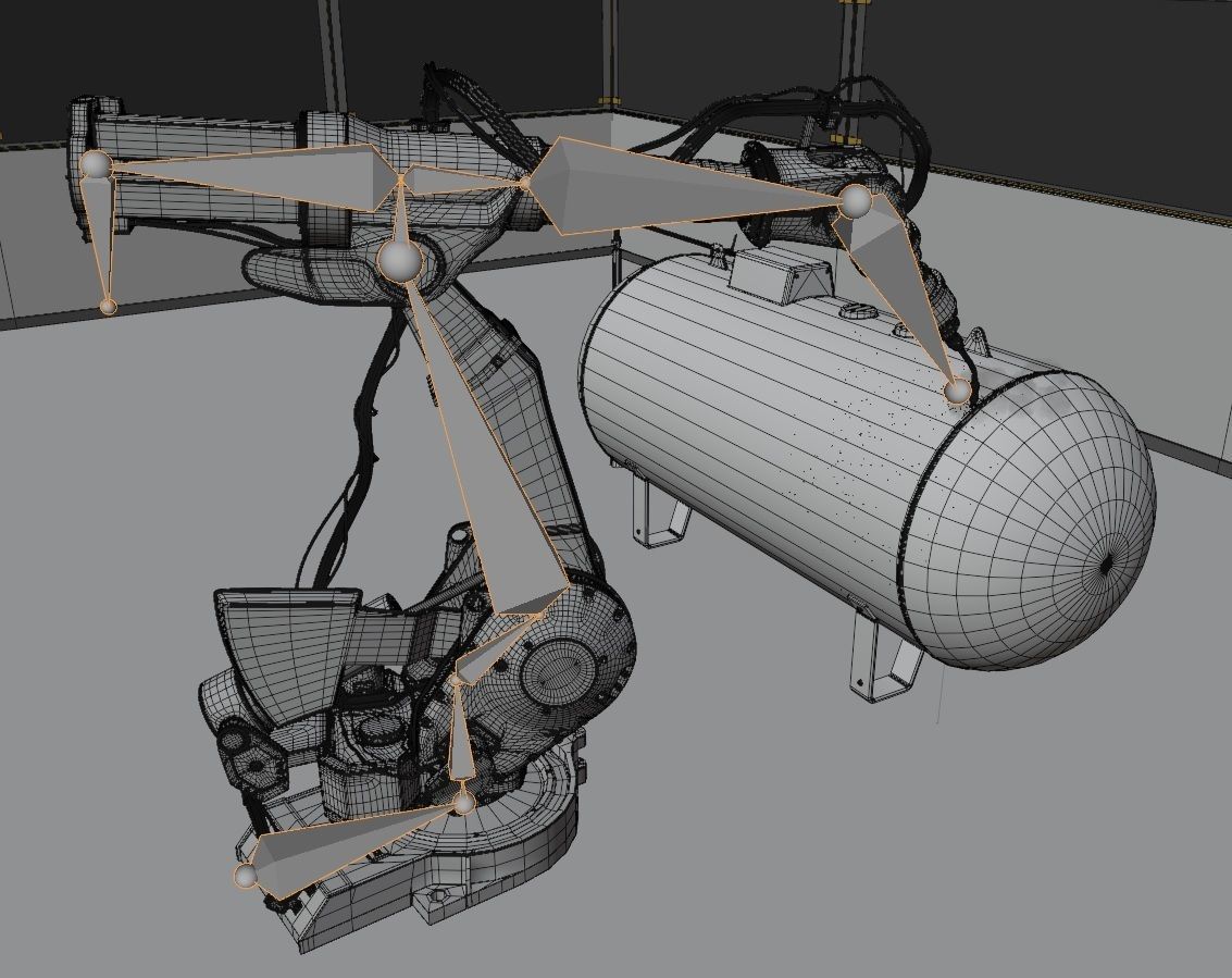 3D model Industrial Robot Welding VR / AR / low-poly | CGTrader