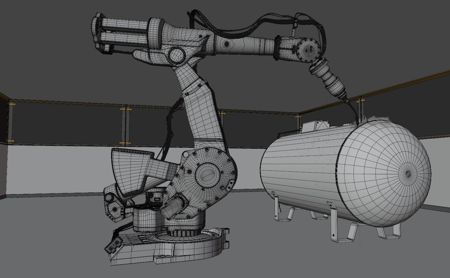 3D model Industrial Robot Welding VR / AR / low-poly | CGTrader
