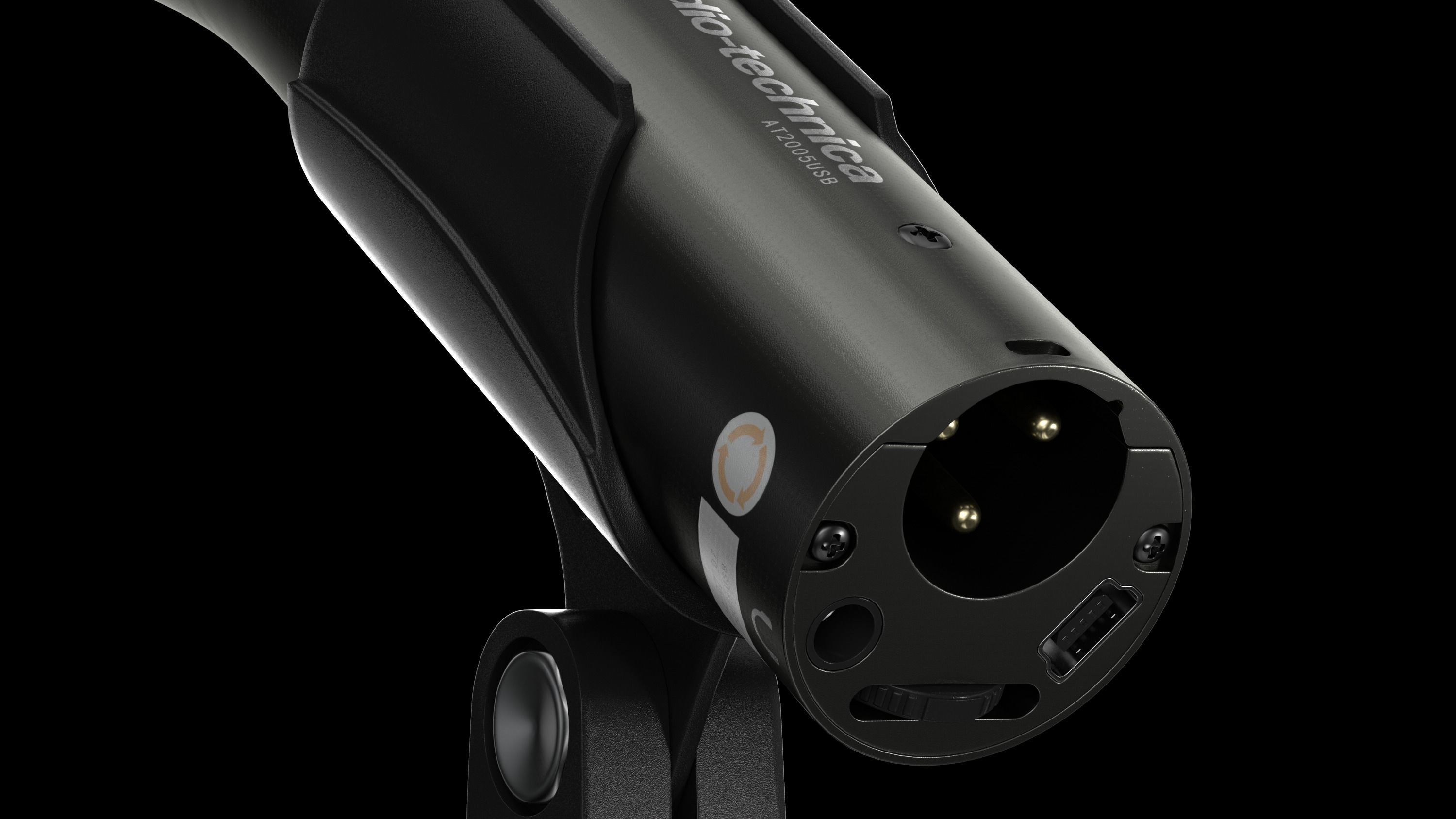 Audio-technica AT2005 USB Dynamic Microphone 3D model | CGTrader
