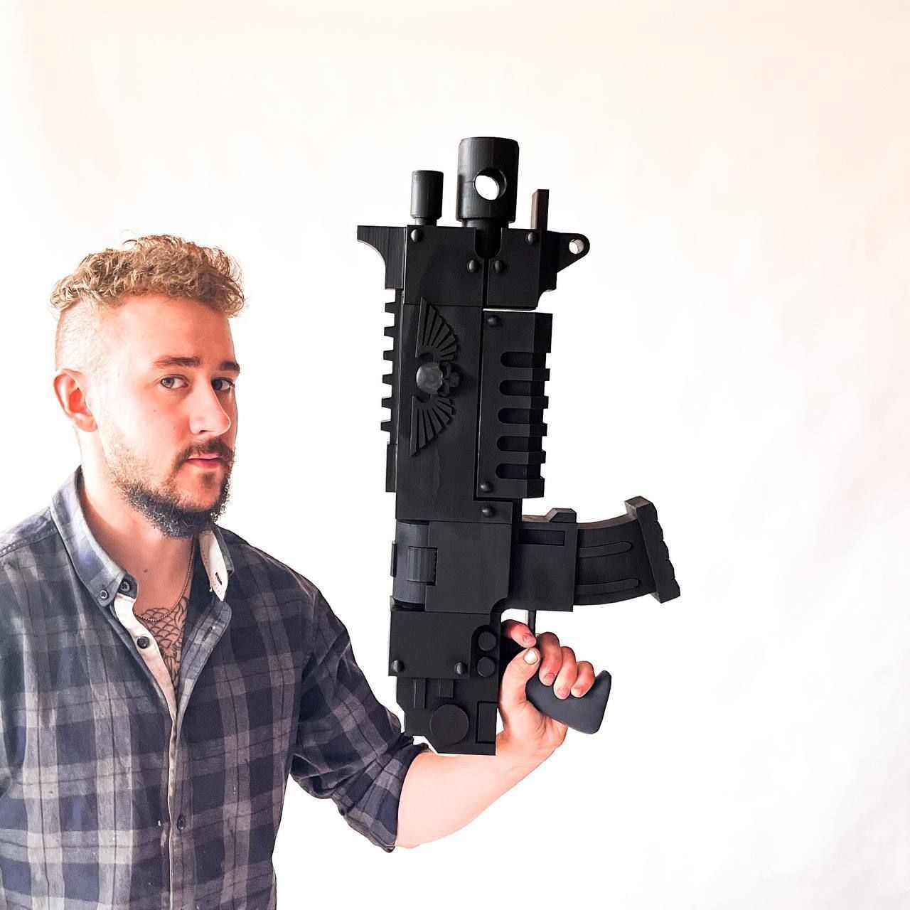 BOLTER WARHAMMER 40K SPACE MARINES COSPLAY PROP REPLICA 3D MODEL 3D ...