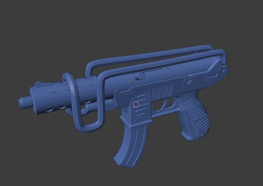 TEC9 UZIMATIC TEC-9 REPLICA PROP 3D model 3D printable | CGTrader