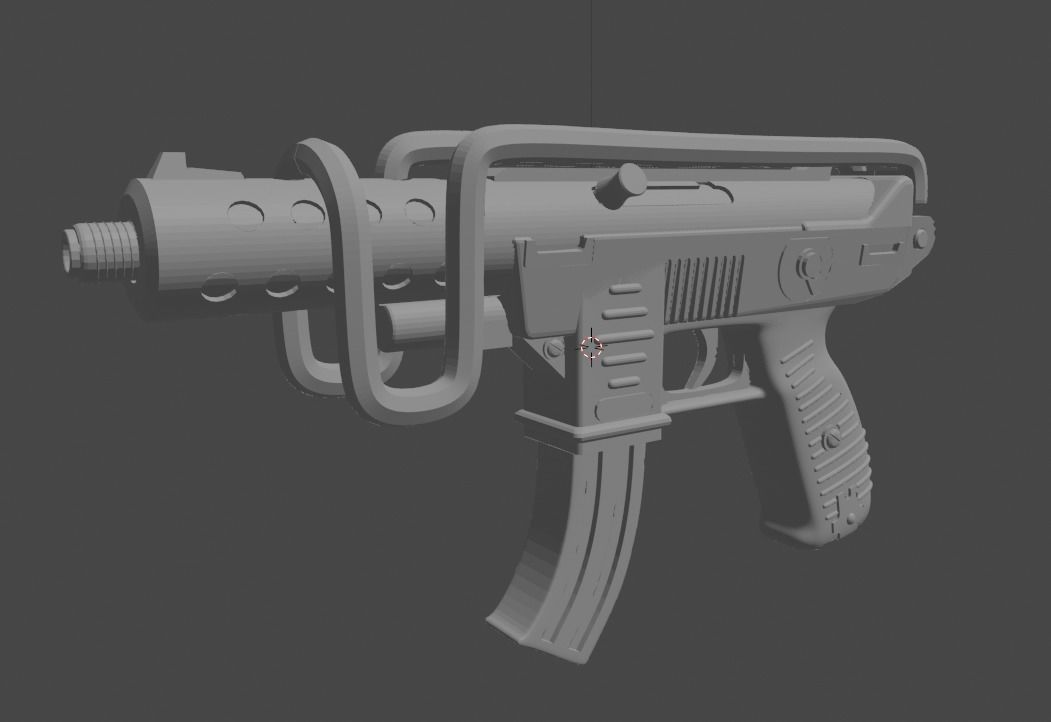 TEC9 UZIMATIC TEC-9 REPLICA PROP 3D model 3D printable | CGTrader