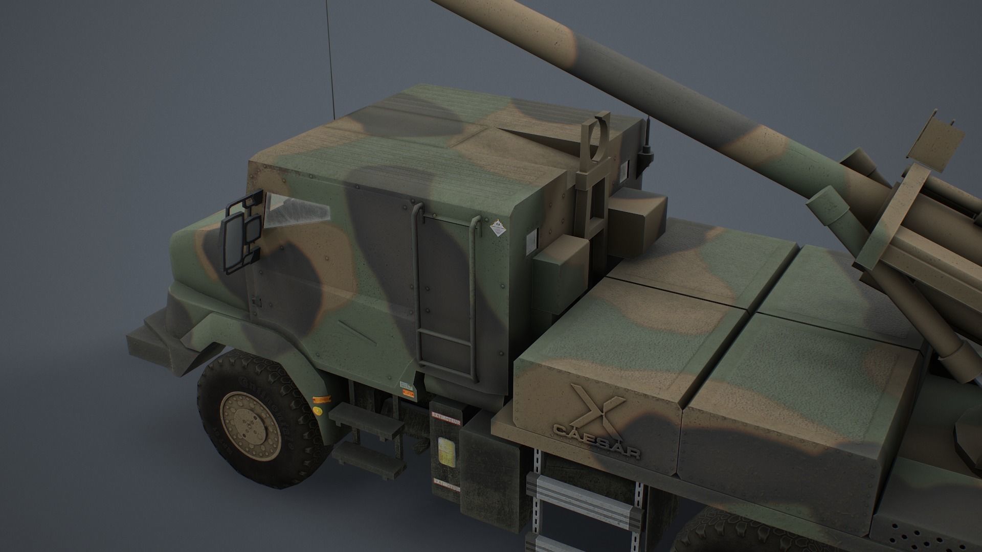 3D model Caesar Artillery Nexter VR / AR / low-poly | CGTrader