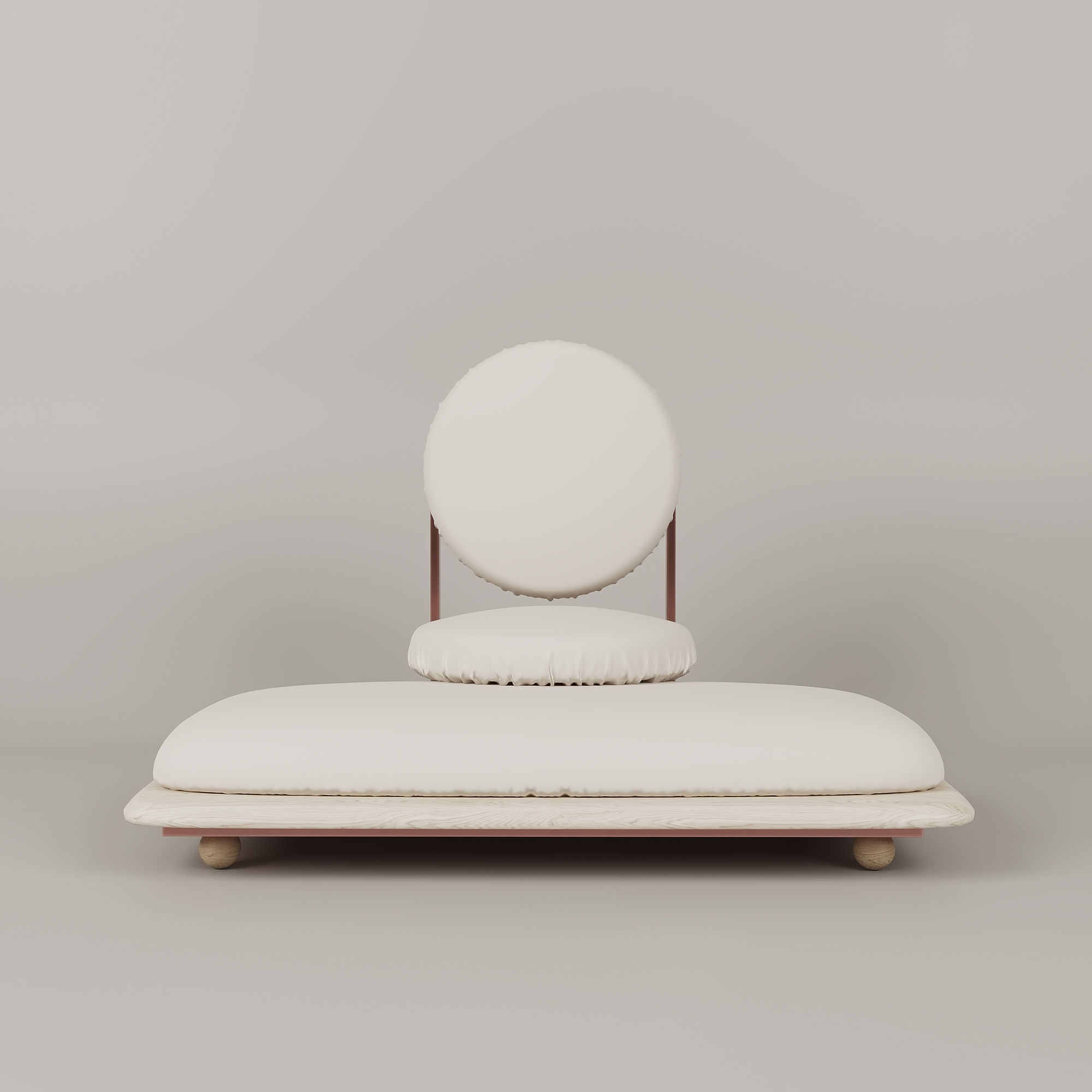 Asana Ground Chair by Mario Milana for Les Ateliers Courbet free 3D ...