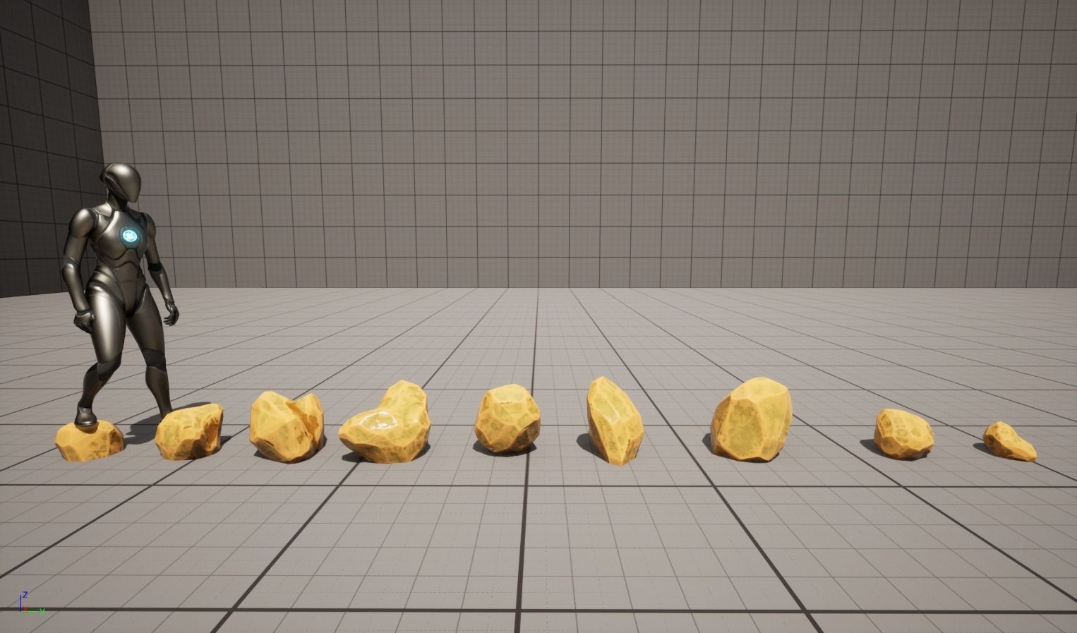 3D model Stylized Small-Size Desert Rocks Set vol 03 VR / AR / low-poly ...