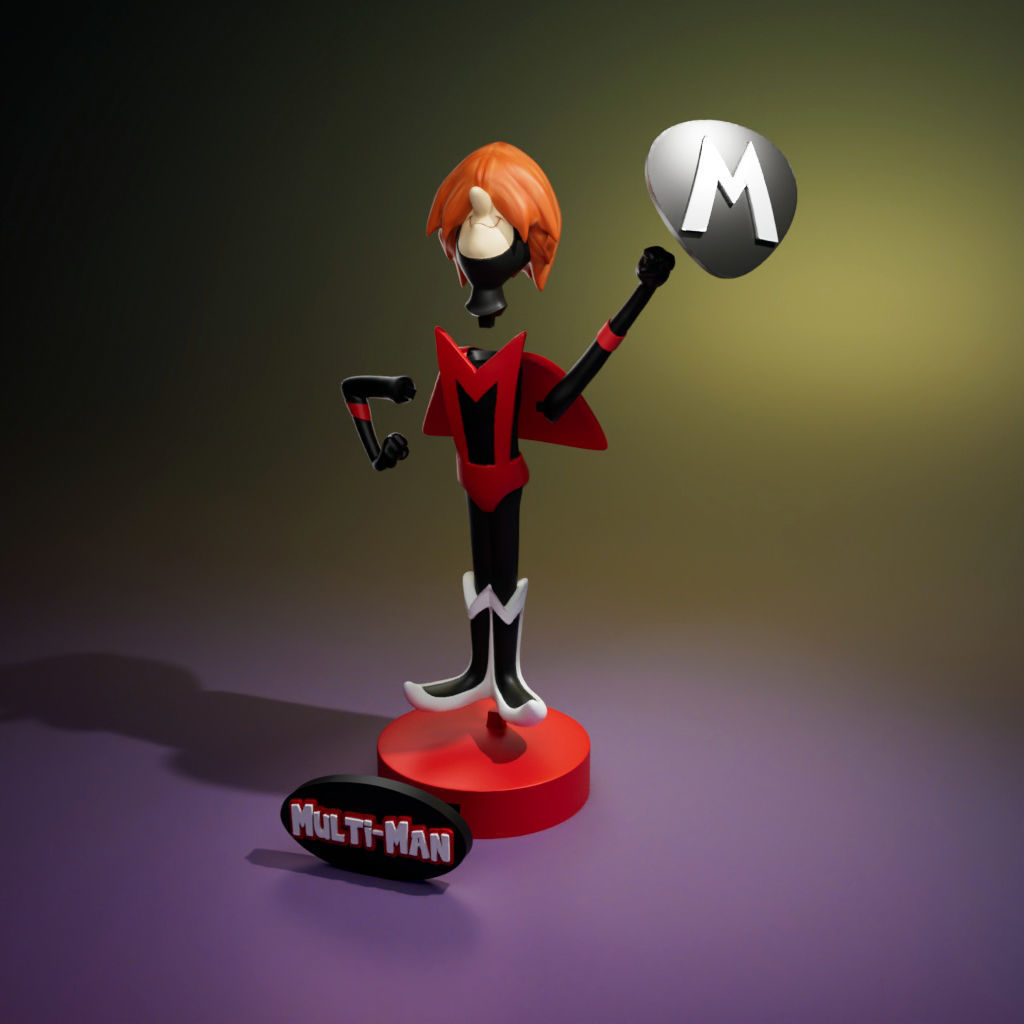 Multi-Man - The Impossibles 3D model 3D printable | CGTrader