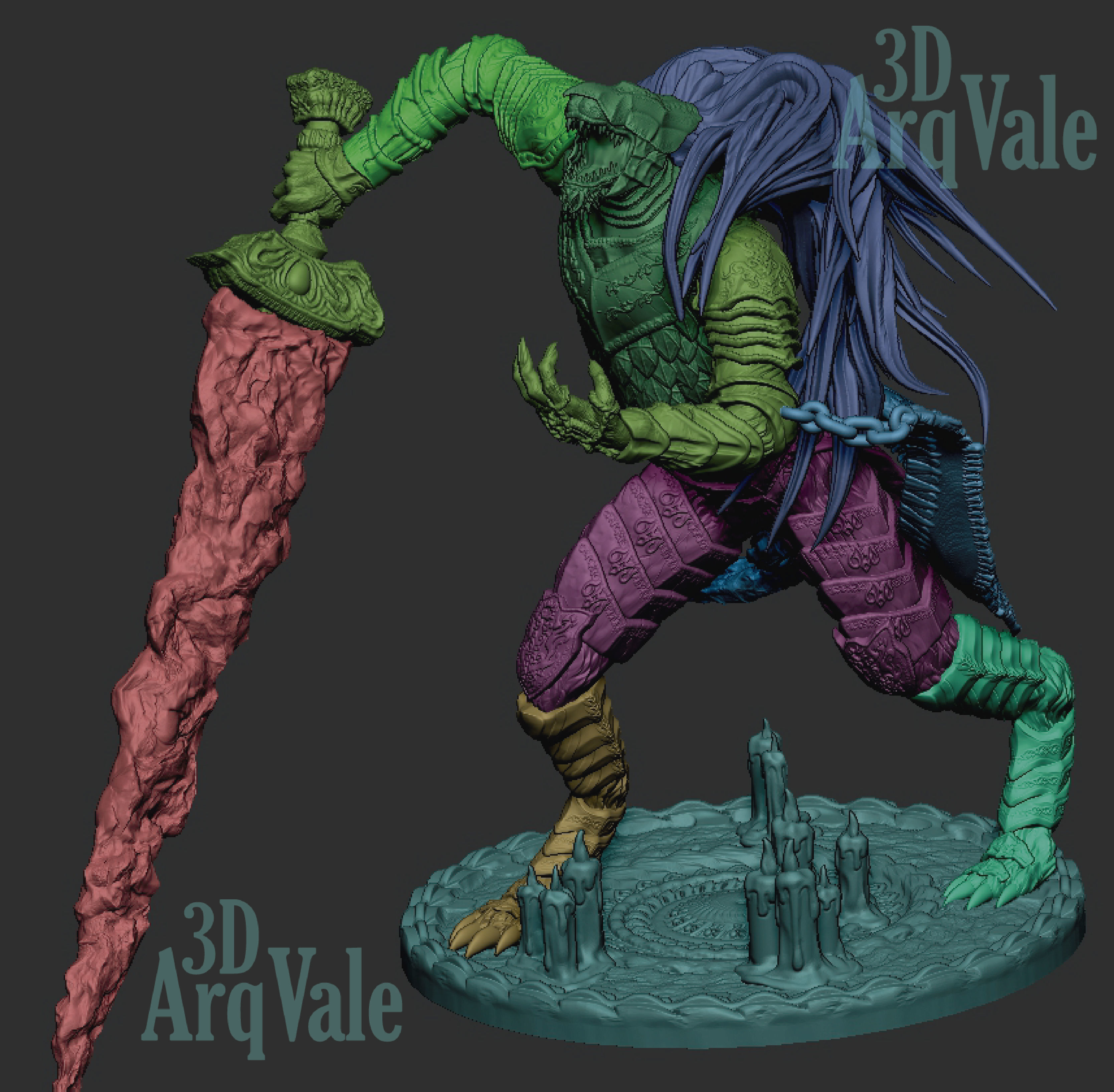 Maliketh - Black Blade 3D model 3D printable | CGTrader