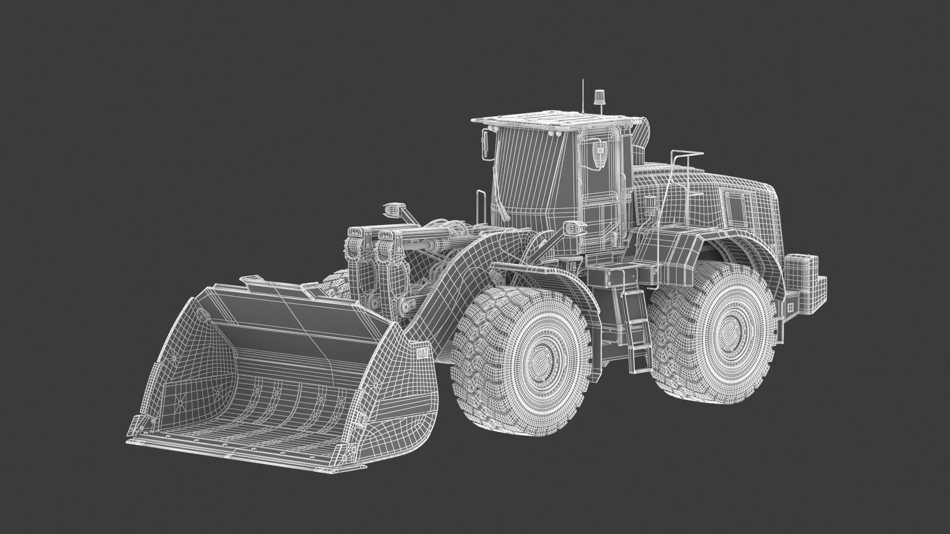 Wheel Loader Generic 3D model | CGTrader