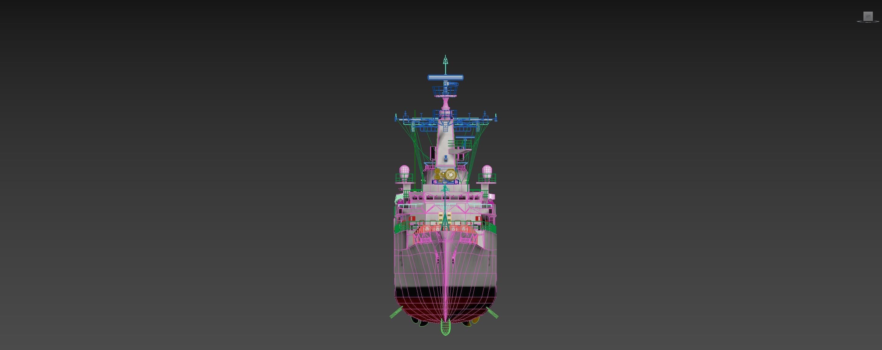 3D model HMS type 22 frigate F90 brilliant VR / AR / low-poly | CGTrader