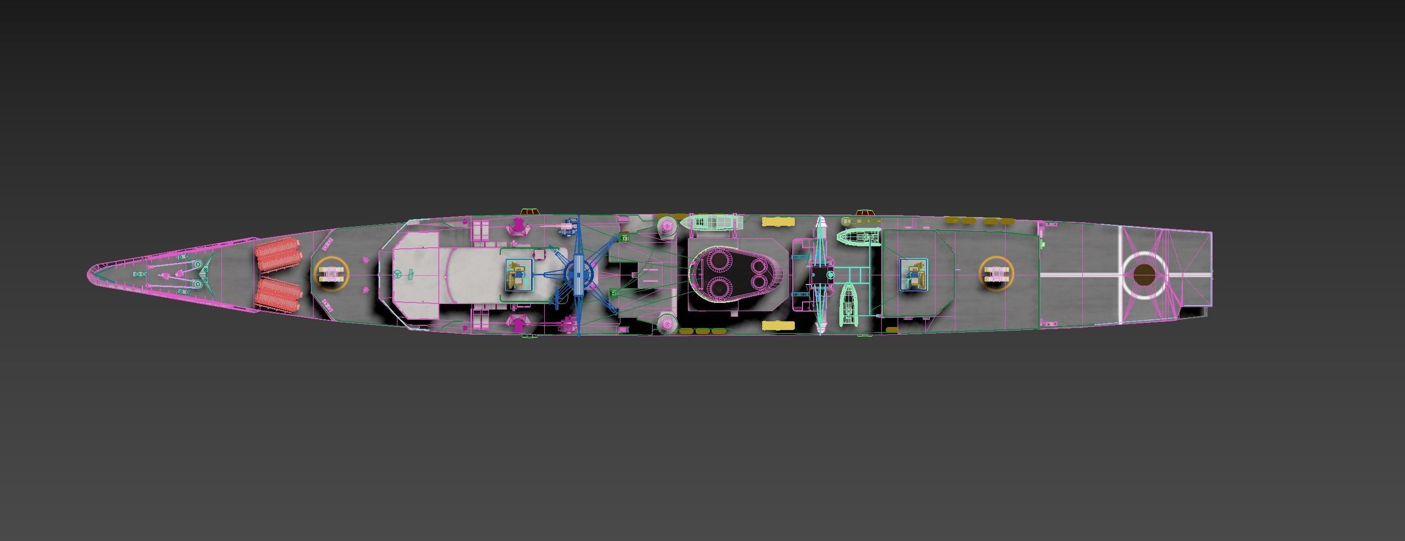 3D model HMS type 22 frigate F90 brilliant VR / AR / low-poly | CGTrader