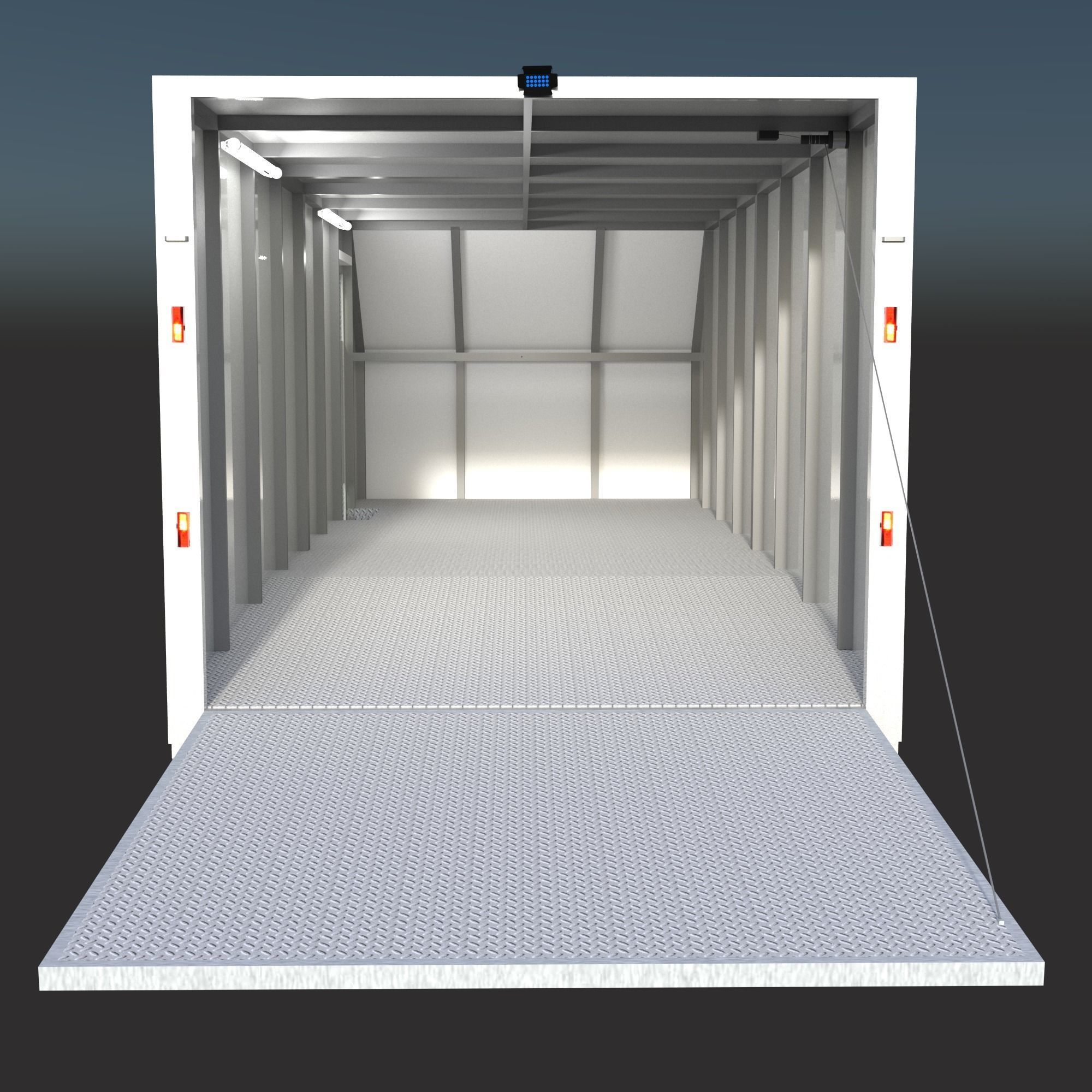Car Trailer ready project for build or use into any game 3D model ...