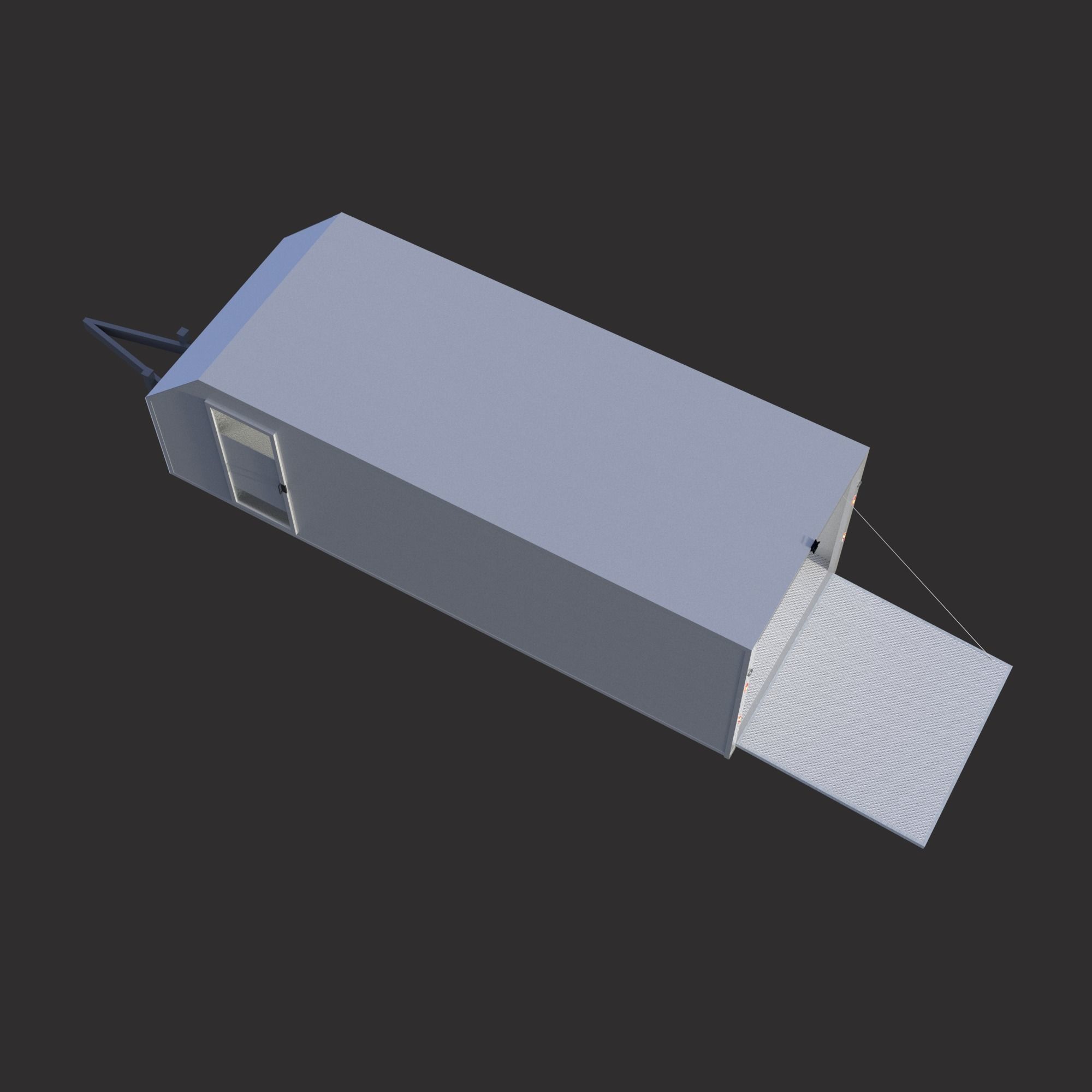 Car Trailer ready project for build or use into any game 3D model ...