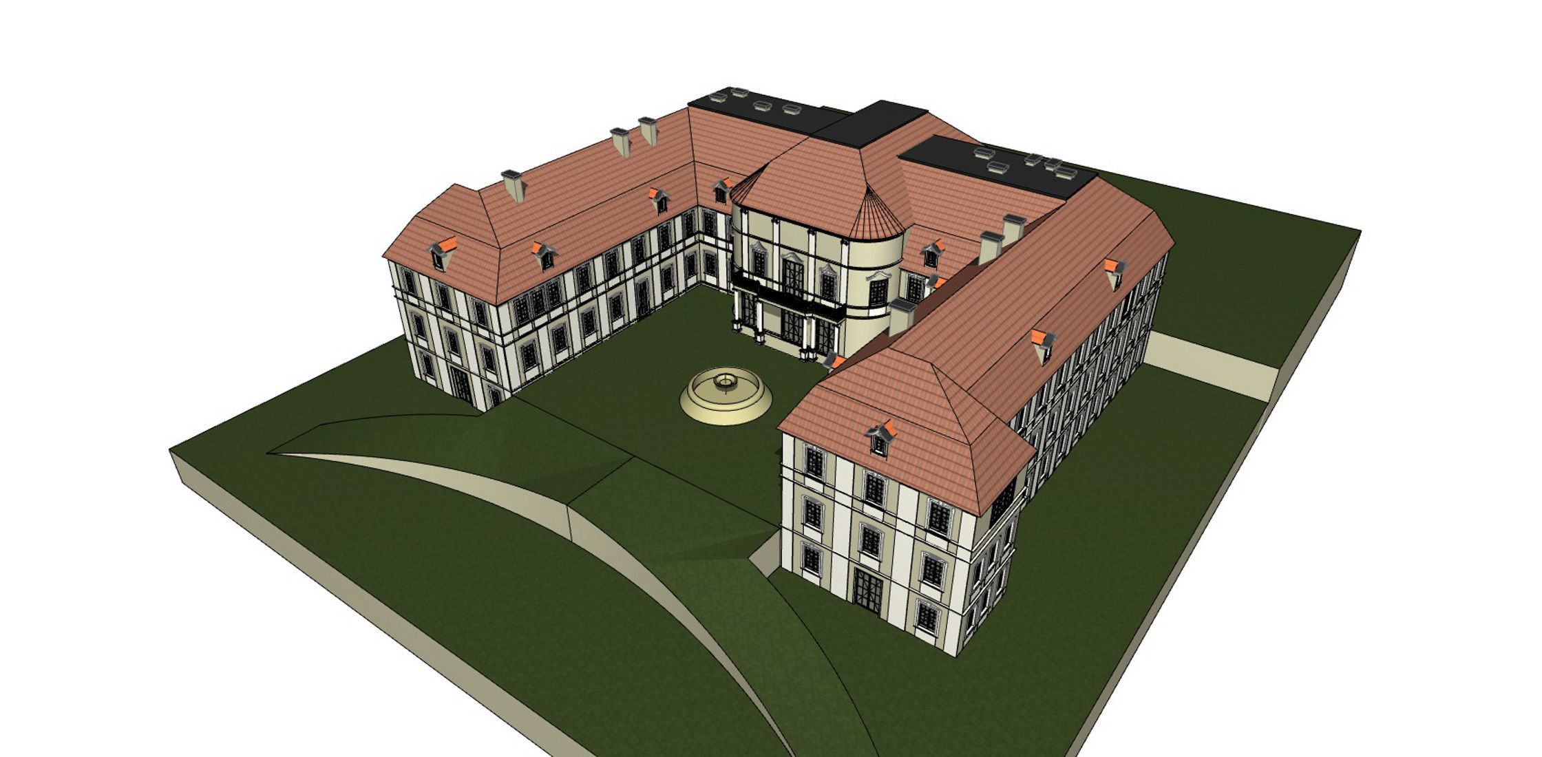 zamek w Grodzcu castle in Grodziec 3d model 3D model | CGTrader