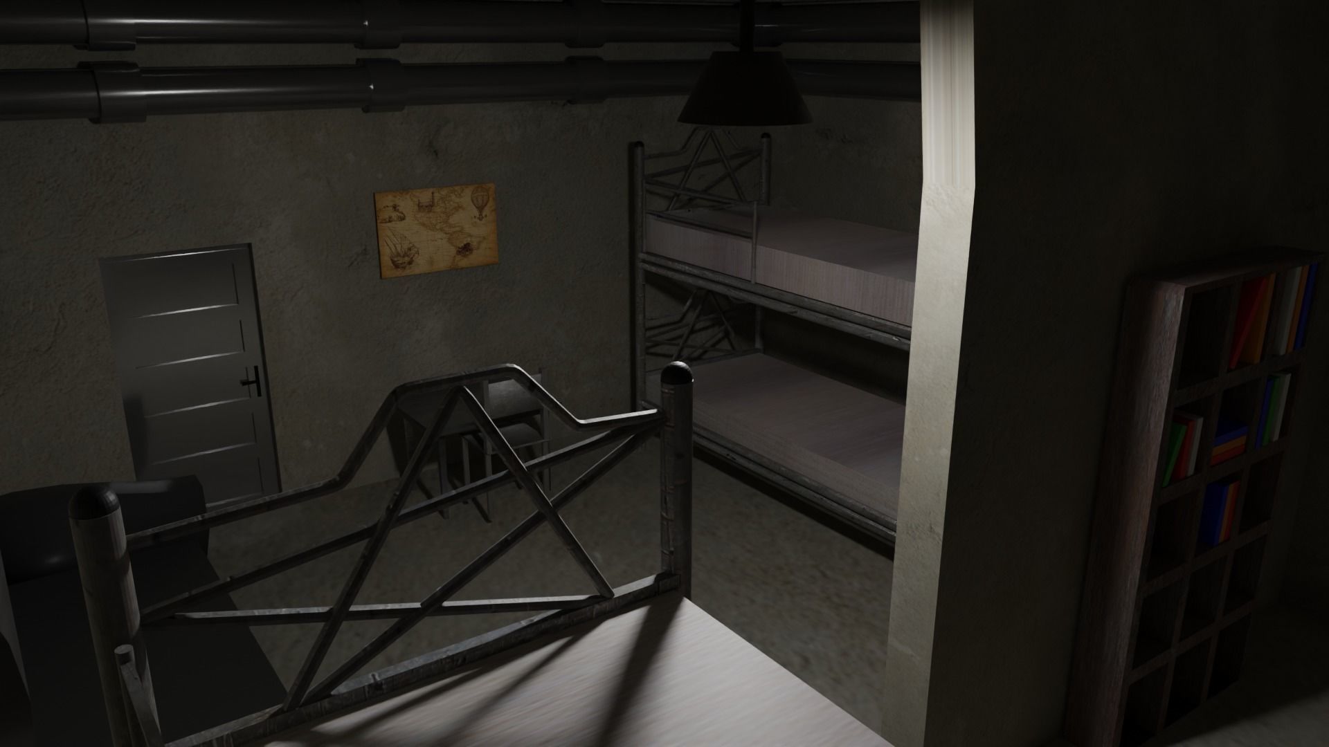 3D model Military Bunker - Egypt VR / AR / low-poly | CGTrader