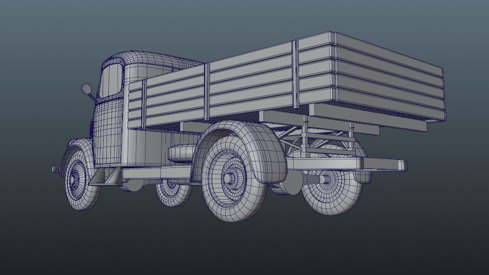 Old truck 3D model | CGTrader