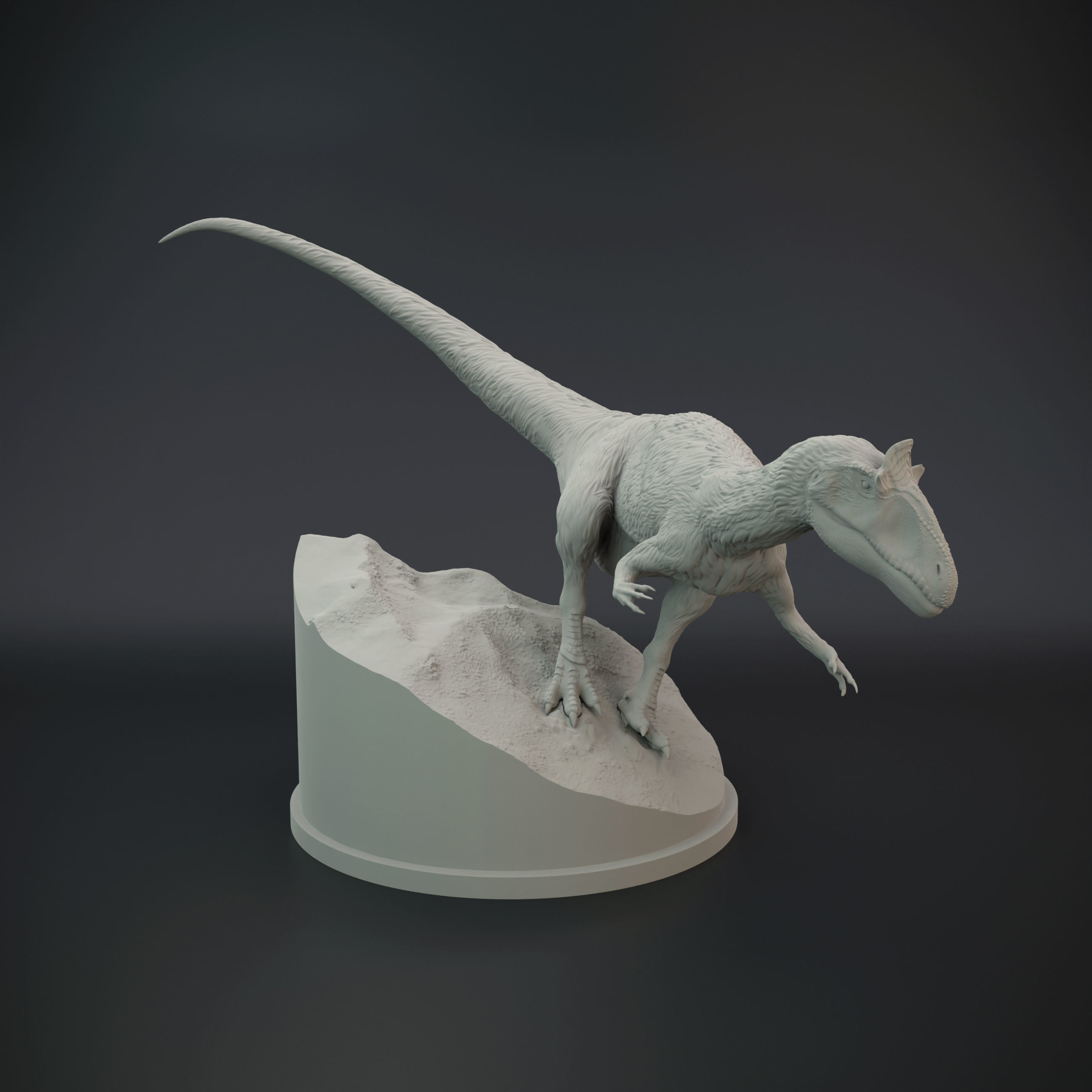 Cryolophosaurus Feathered 3D model 3D printable | CGTrader