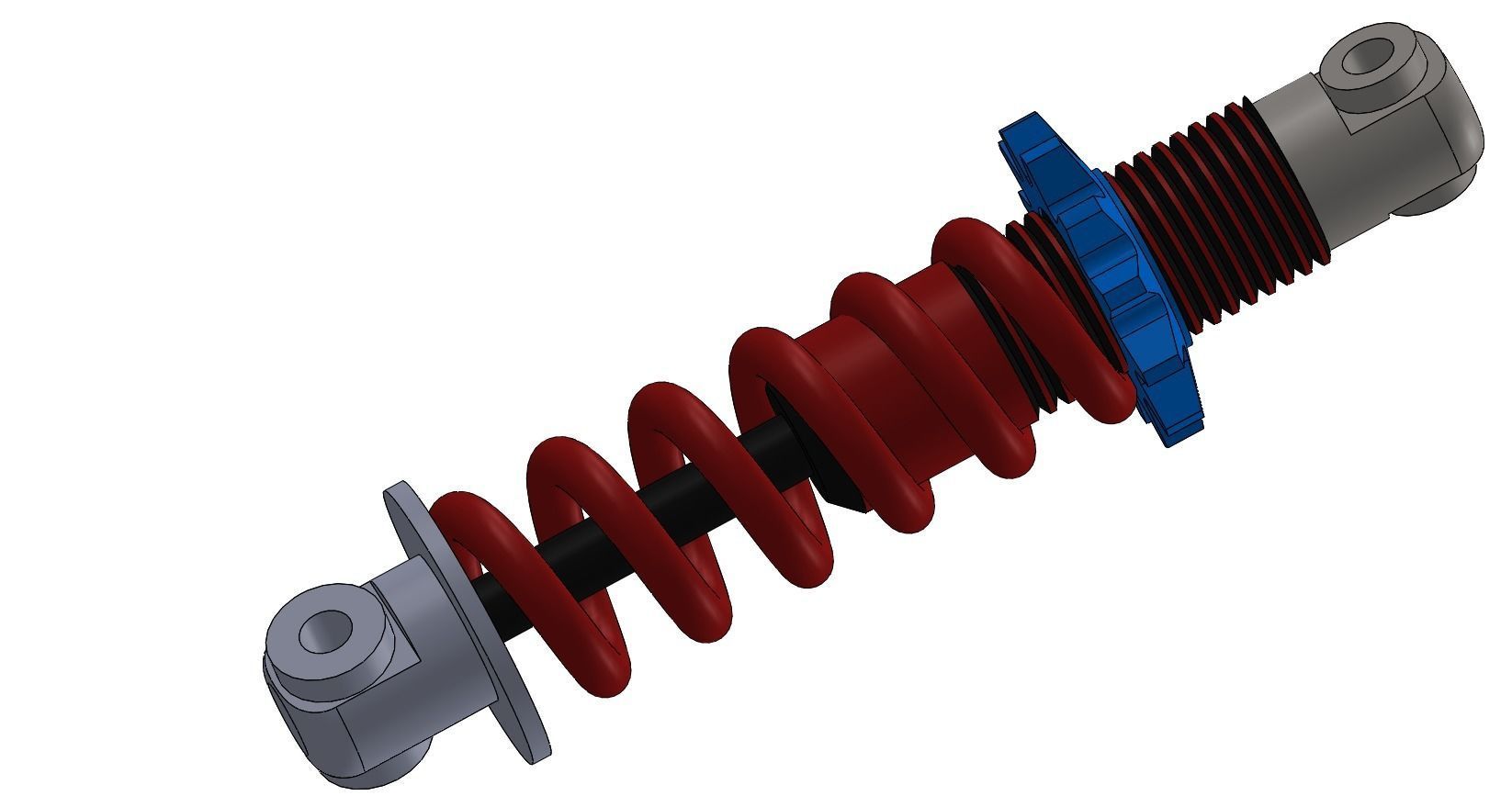 shock absorber 3D model | CGTrader