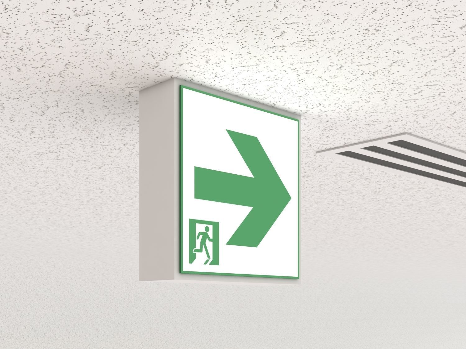 3D model office ceiling equipment set VR / AR / low-poly | CGTrader